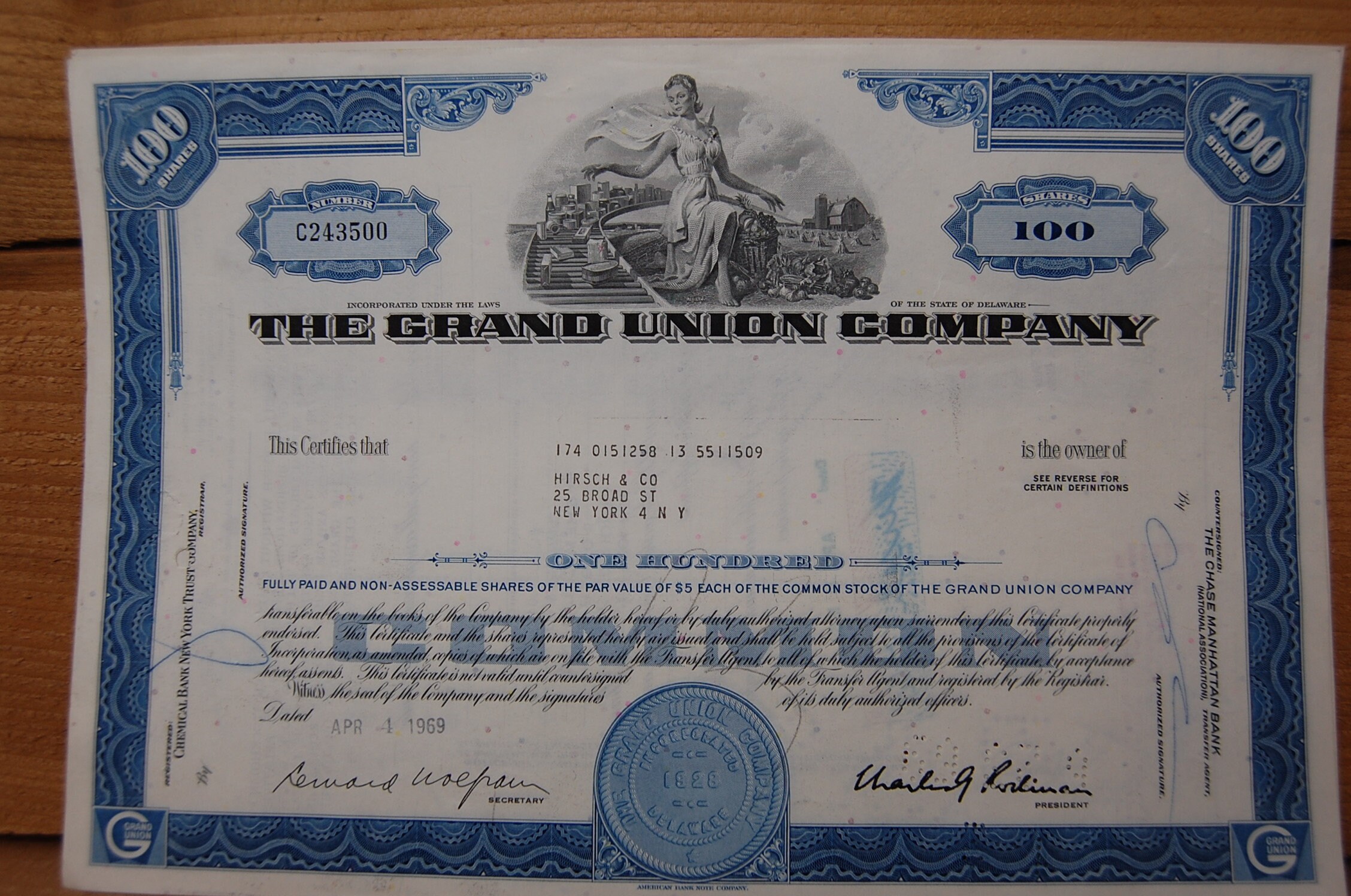 Grand Union Co --exposed Breast and Assembly Line Lady With Cape ...