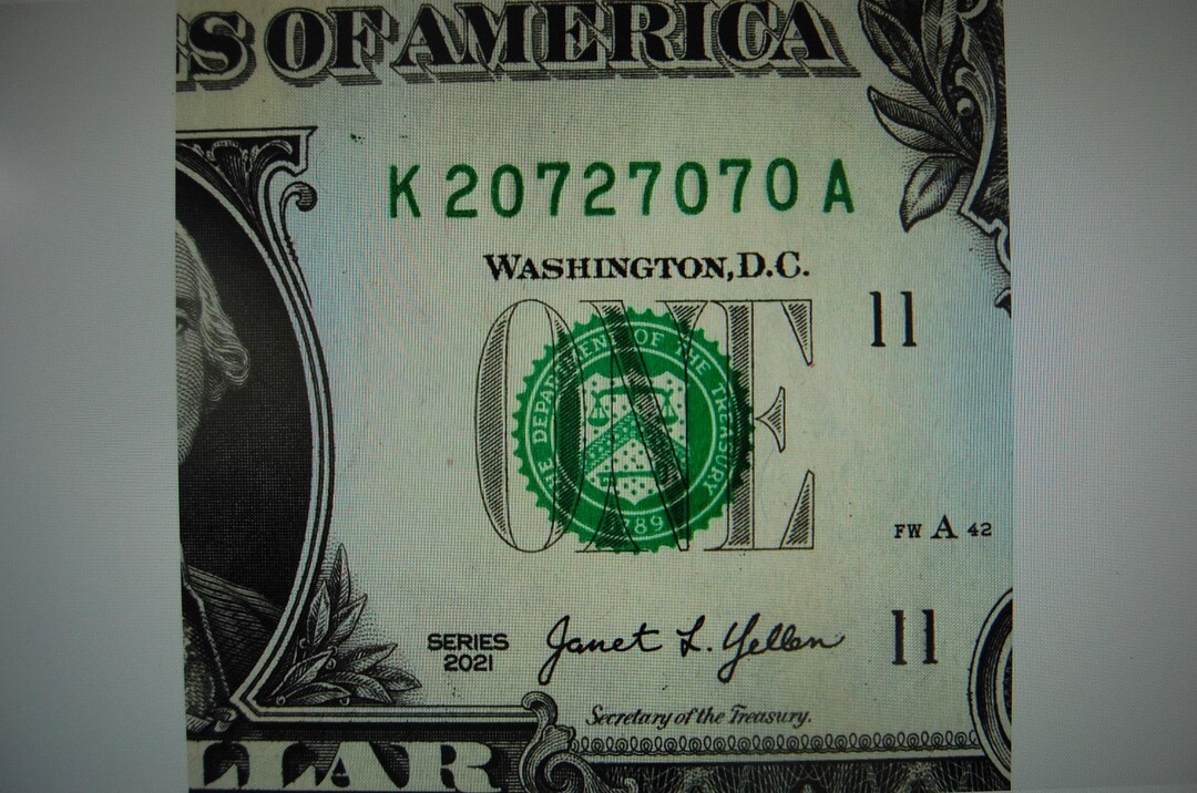 2021-federal Res Note --first Dual Woman's Sign--cu- Plate -23.. FRB ...
