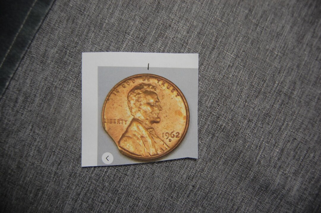 1962 D- -ERROR-LINCOLN Penny-- Bu/ungraded--clipped See Pic--this is ...