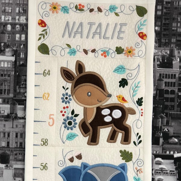 Woodland Growth Chart Etsy