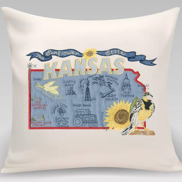 State Pillow - Etsy