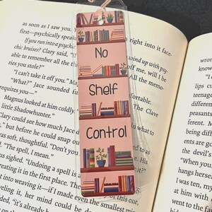 No Shelf Control Laminated Bookmark Set of Two Funny Gift for Book ...