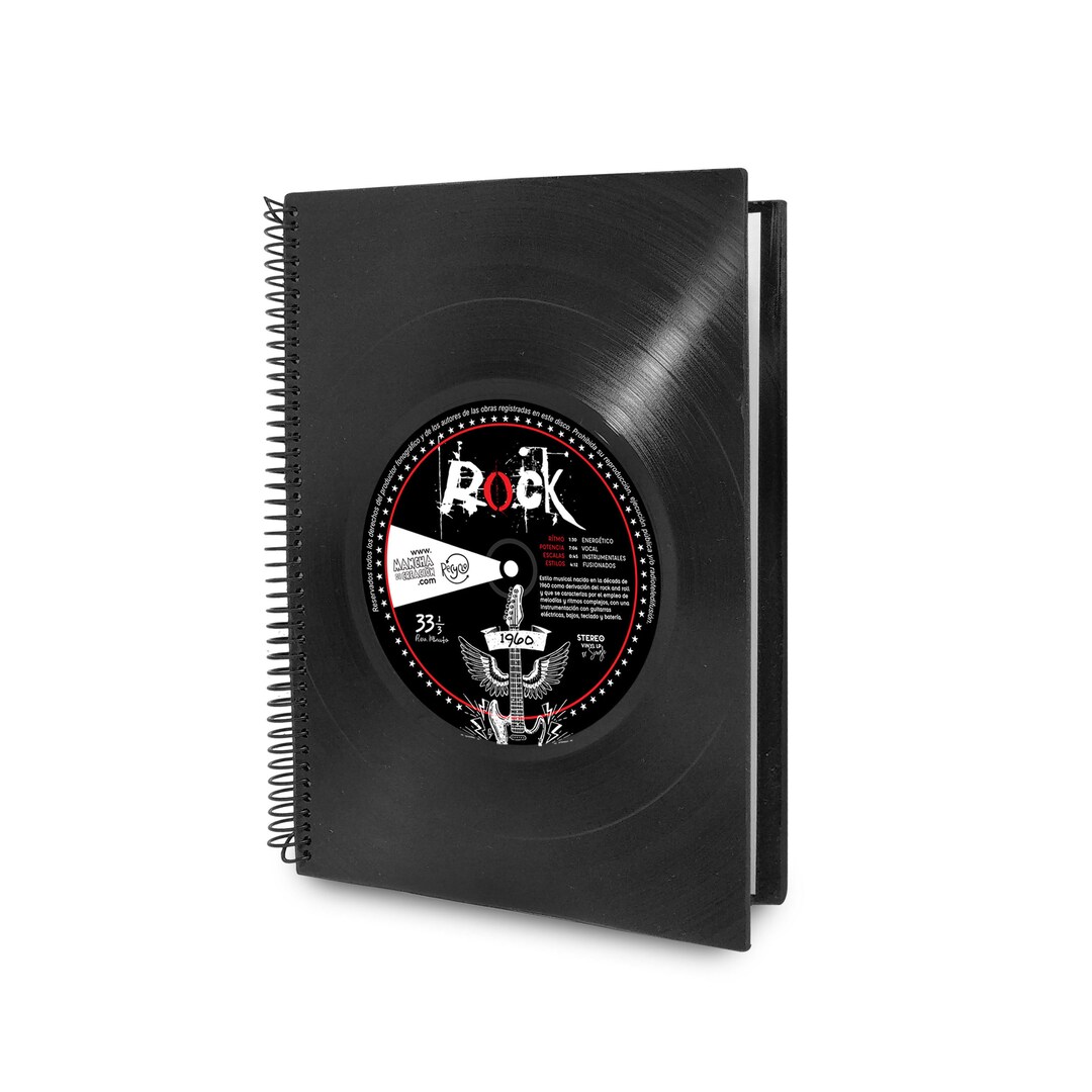 LP Vinyl Record Notebook A5 Size Spiral Notebook 21 X 15 - Etsy