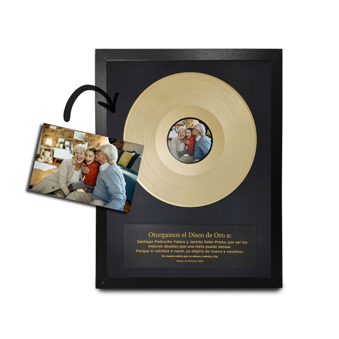 Customizable Decorative Frame/picture. Vinyl Record With Photo and ...