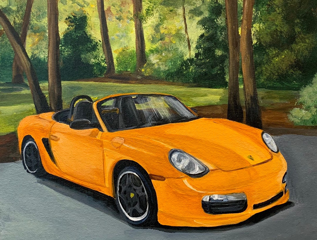 CUSTOM CAR PAINTING From Photo, Gifts for Dad, Oil Painting of Car - Etsy