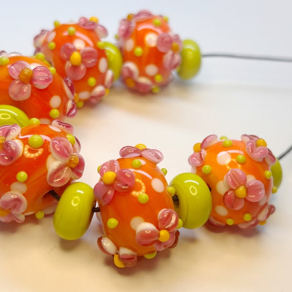 Lamp Work Glass Bead - Etsy