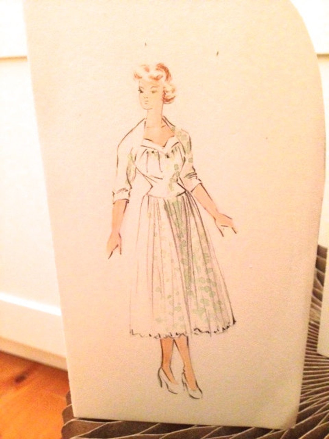 Original 1950's Fashion Drawings - Etsy