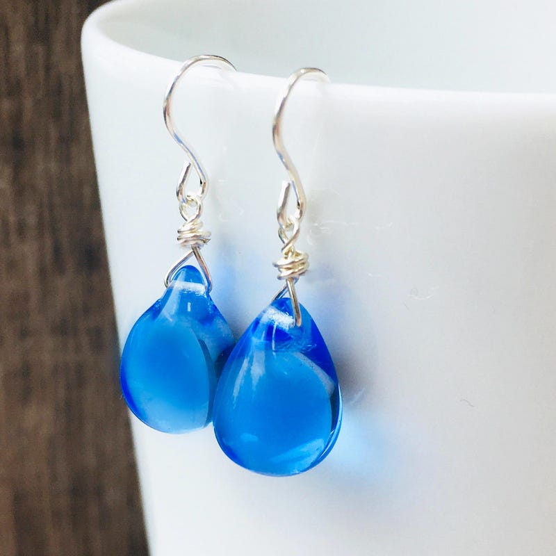 Royal Blue Earrings - Etsy