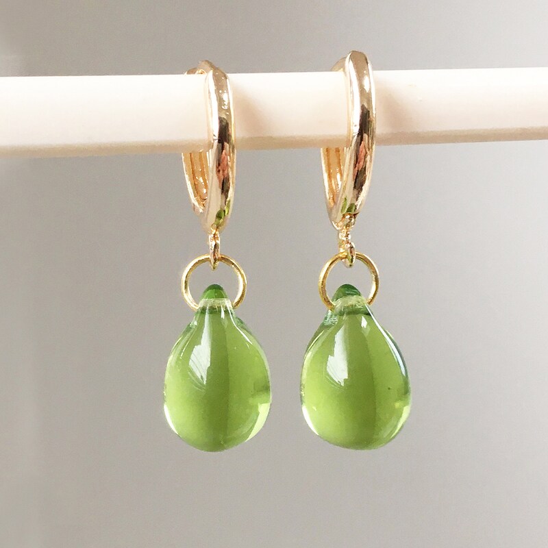 Green Teardrop - Etsy