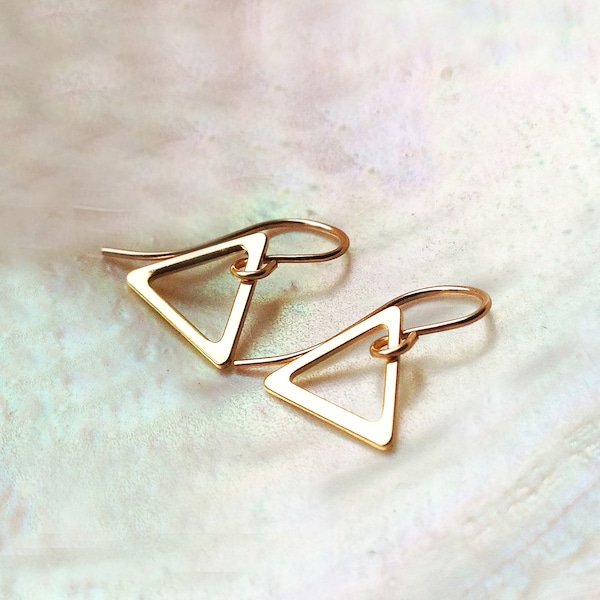 Triangle Earrings - Etsy