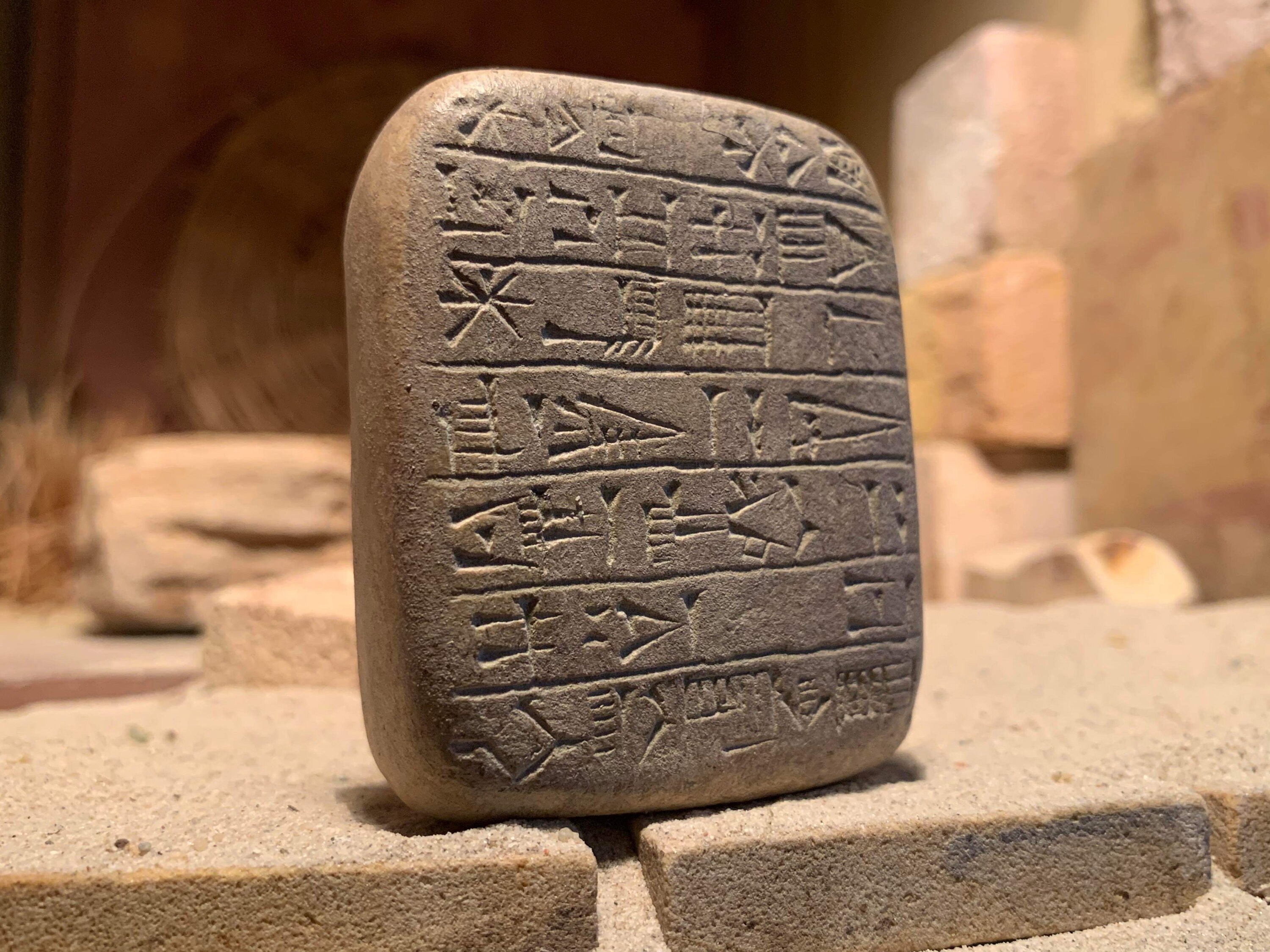 Sumerian cuneiform foundation tablet of Gudea - Governor of the city of Lagash