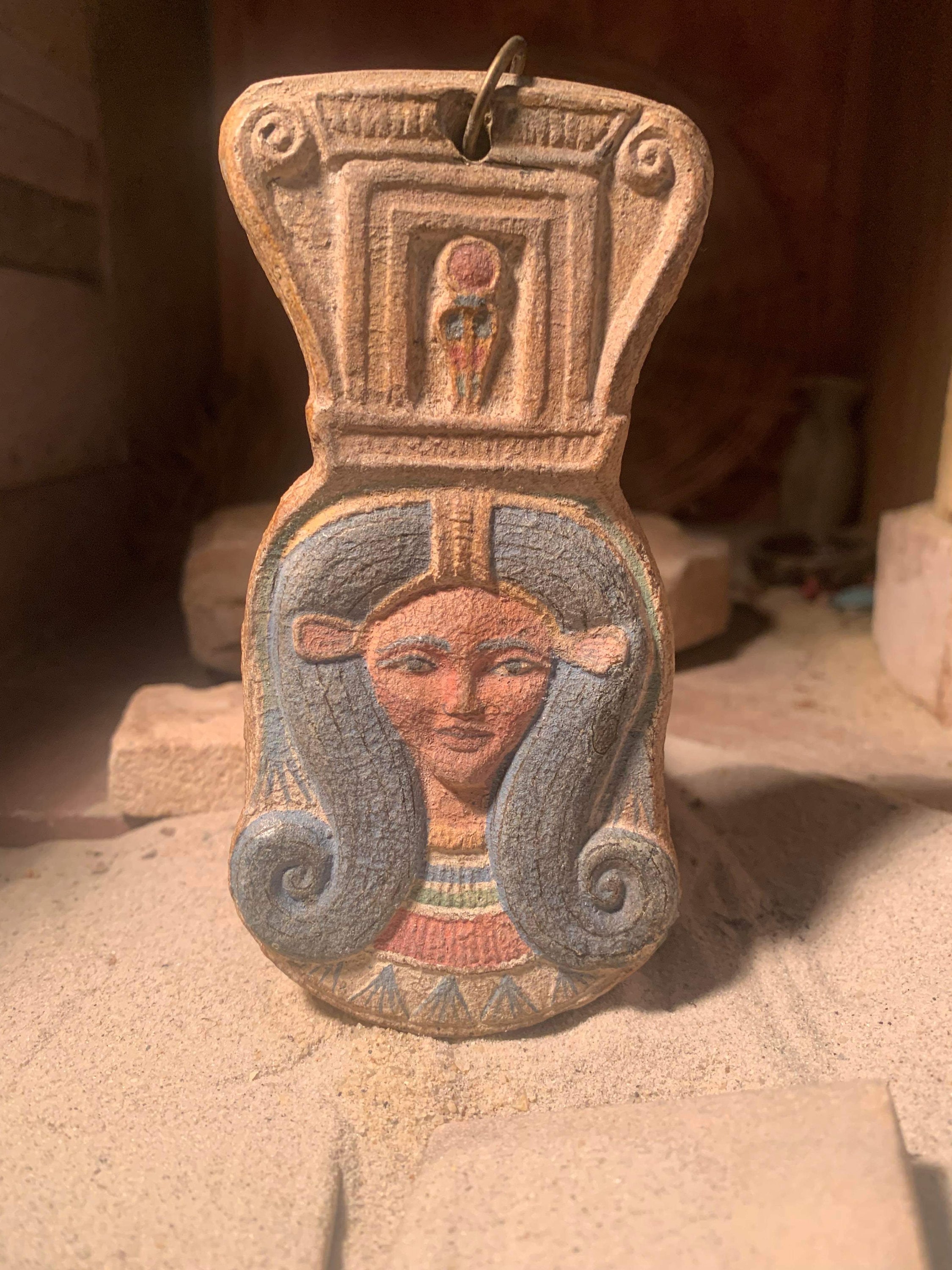 Egyptian art - Hathor / Het-Hur- Goddess of love and music. Hanging ...