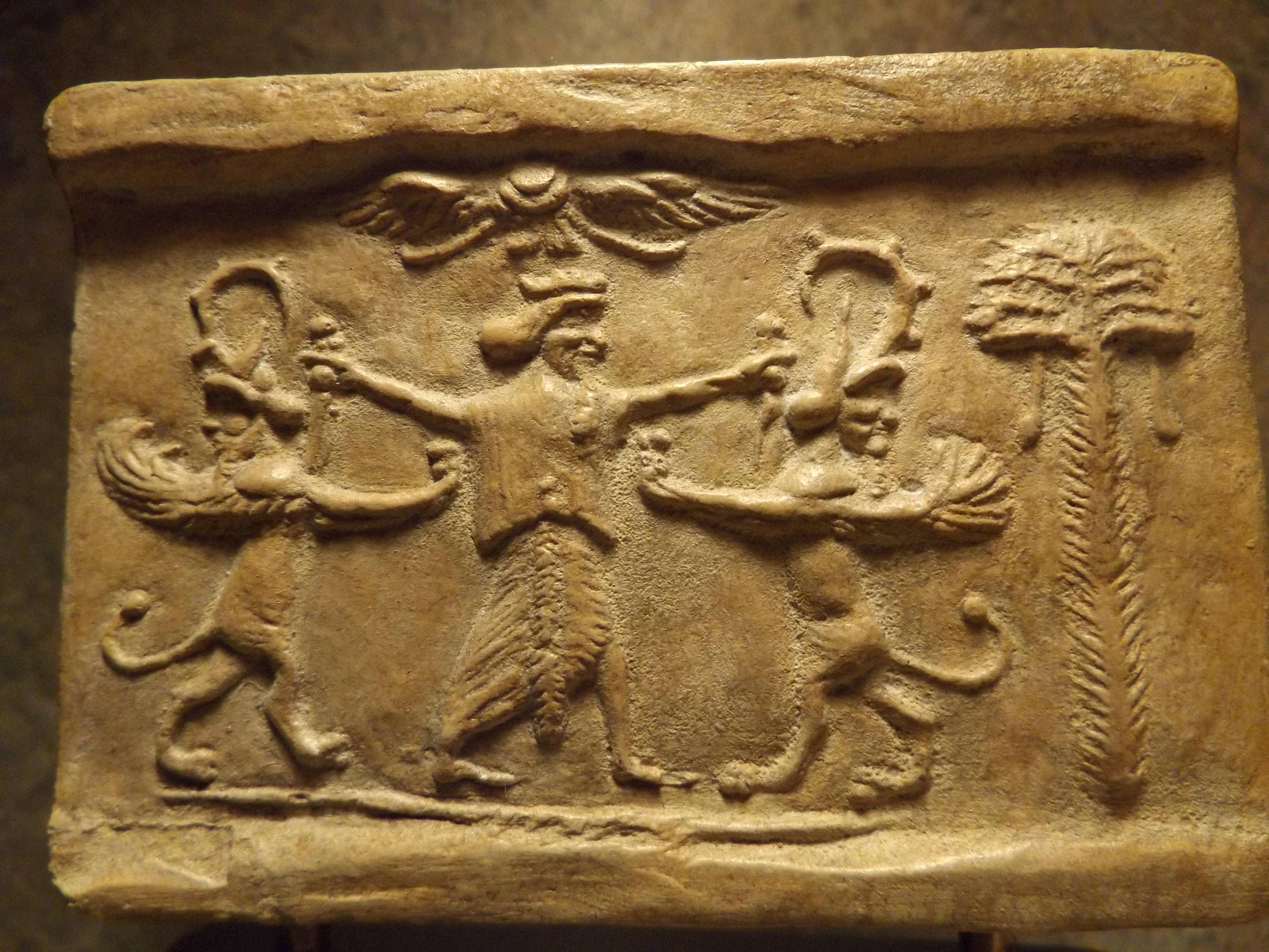 Mesopotamia / Persian cylinder seal & impression replica Achaemenid period