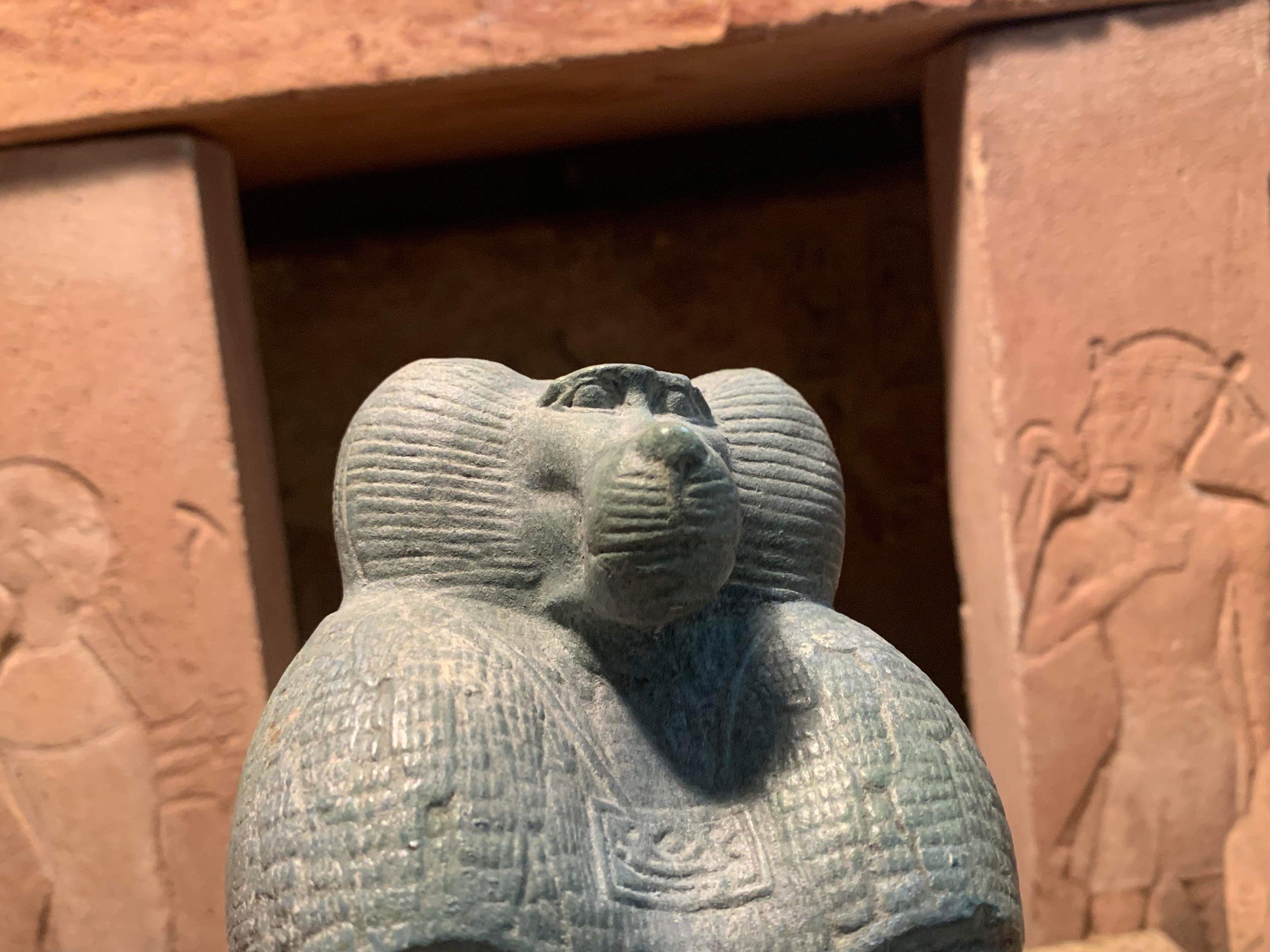 Egyptian statue / sculpture of the god of wisdom and writing - Thoth ...