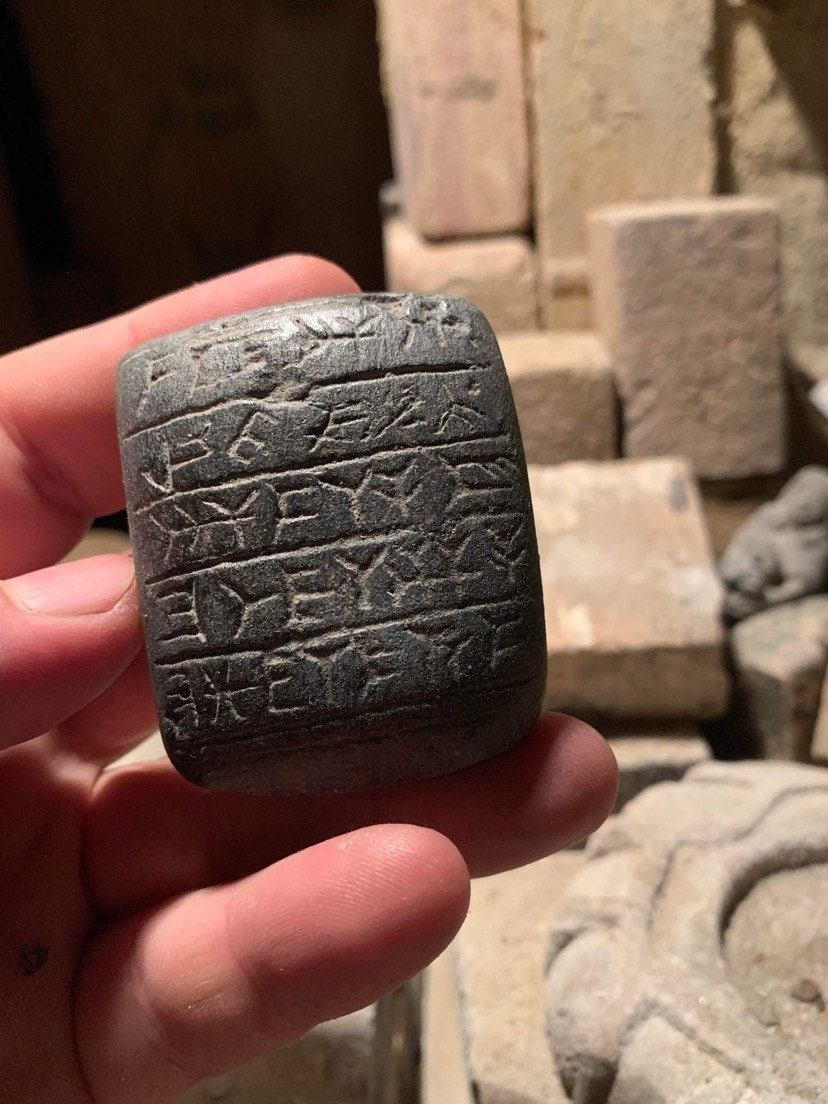 Mesopotamia - Lamashtu Cuneiform tablet replica - Assyrian / Babylonian ...