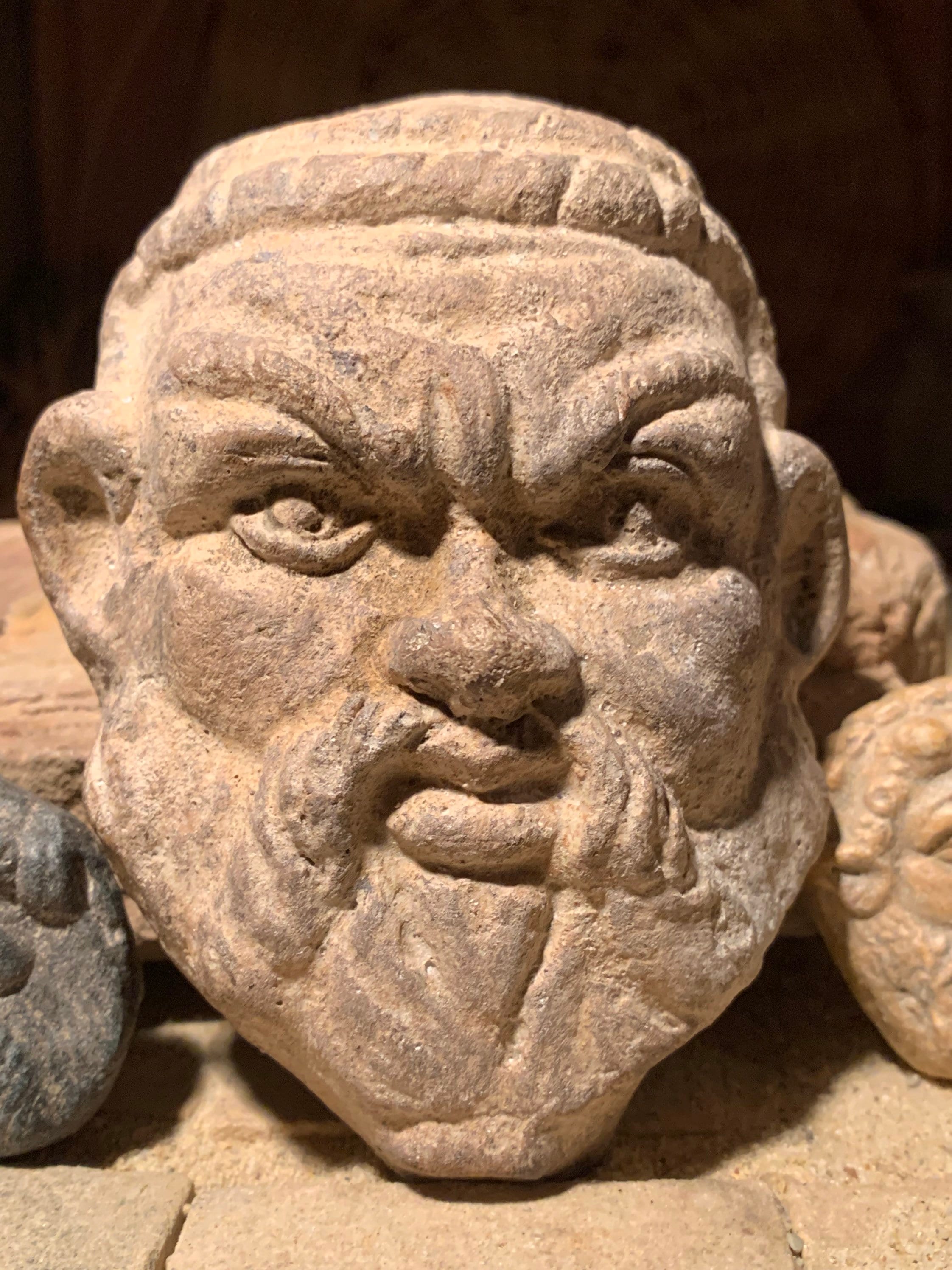 Satyr trio Achelous - Etruscan / Greek / Sculpture Statue set - Museum ...