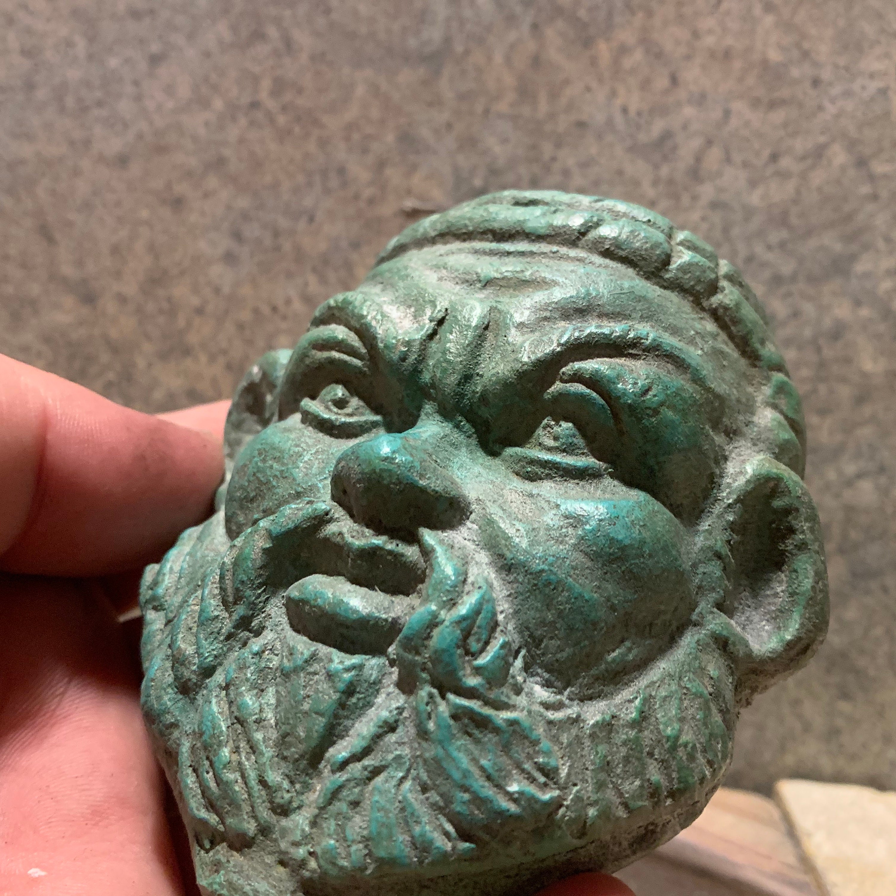 Satyr trio Achelous - Etruscan / Greek / Sculpture Statue set - Museum ...