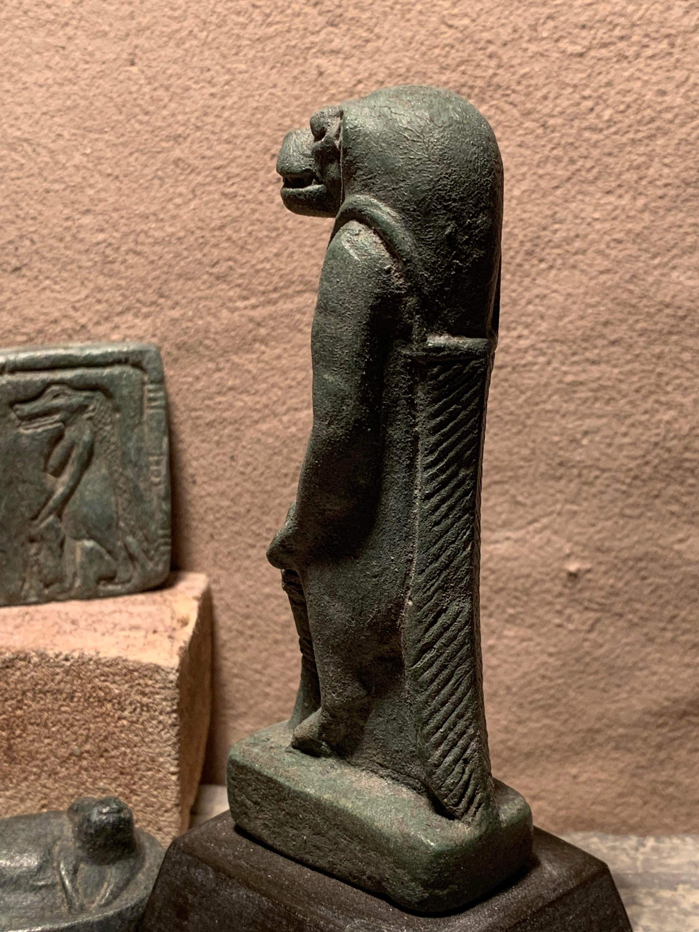 Egyptian statue Taweret - Hippopotamus.Protector Goddess of childbirth ...