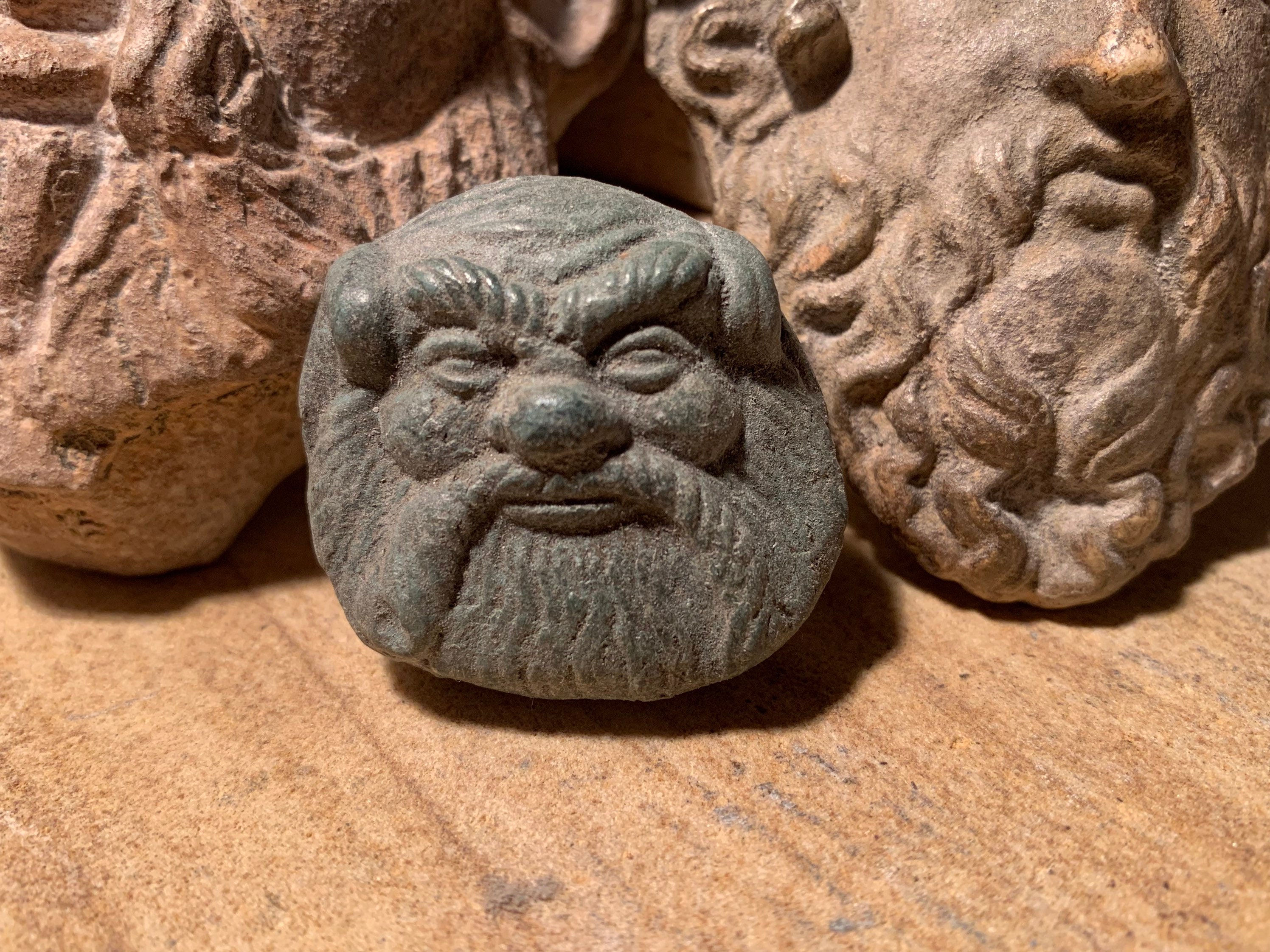 Satyr trio Achelous - Etruscan / Greek / Sculpture Statue set - Museum ...