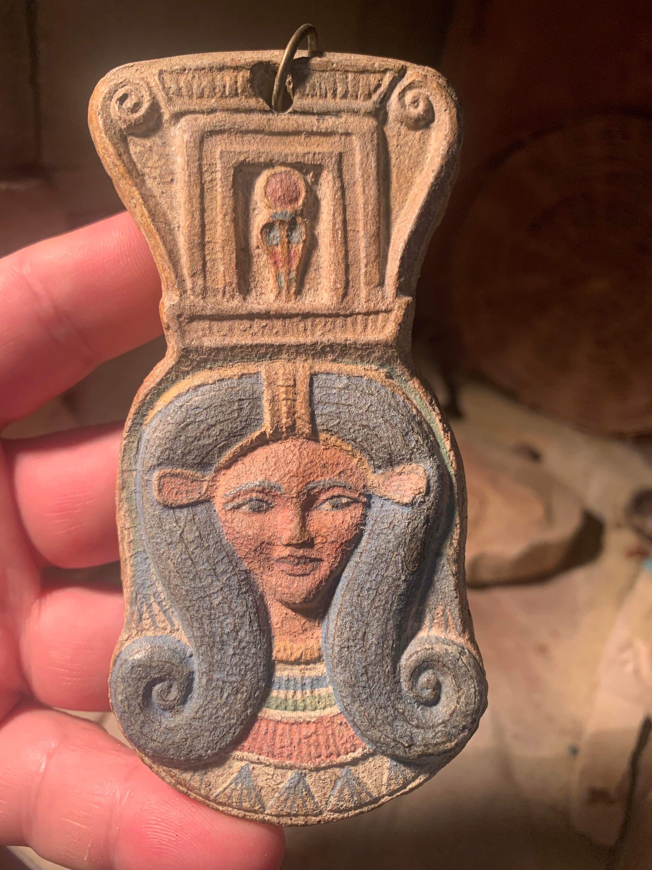 Egyptian art - Hathor / Het-Hur- Goddess of love and music. Hanging ...