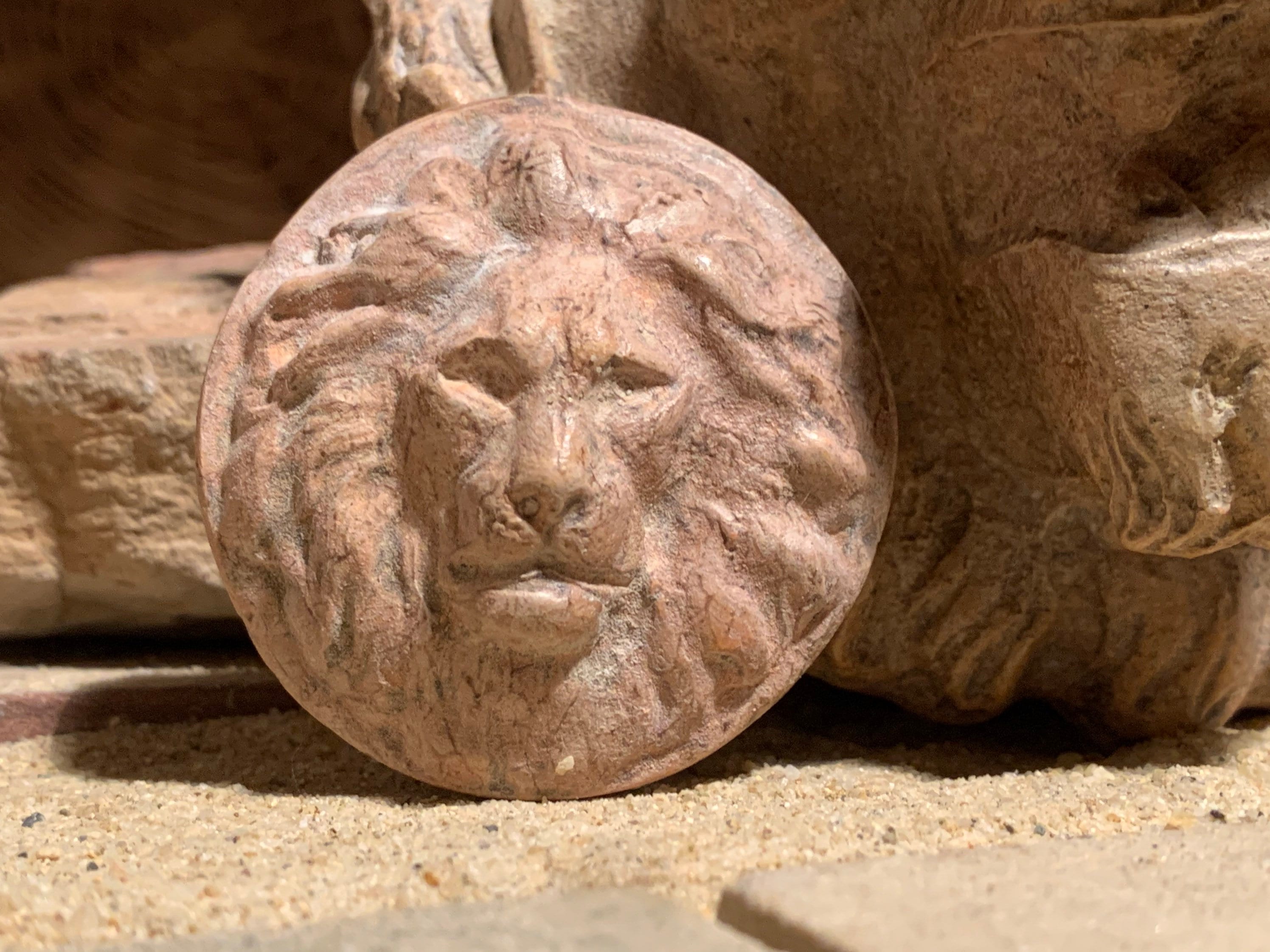 Lion wall statues - Venetian Medieval Gargoyle style. Gothic ...