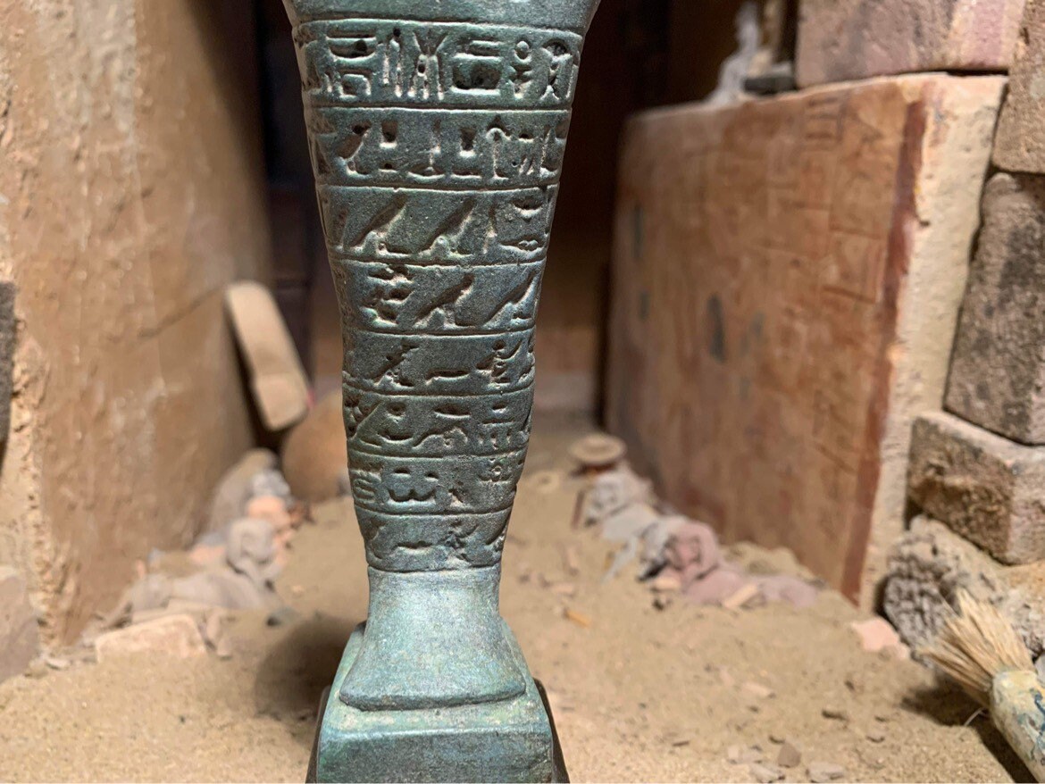 Egyptian statue - Ushabti / Shabti figure replica. 26th dynasty sculpture.