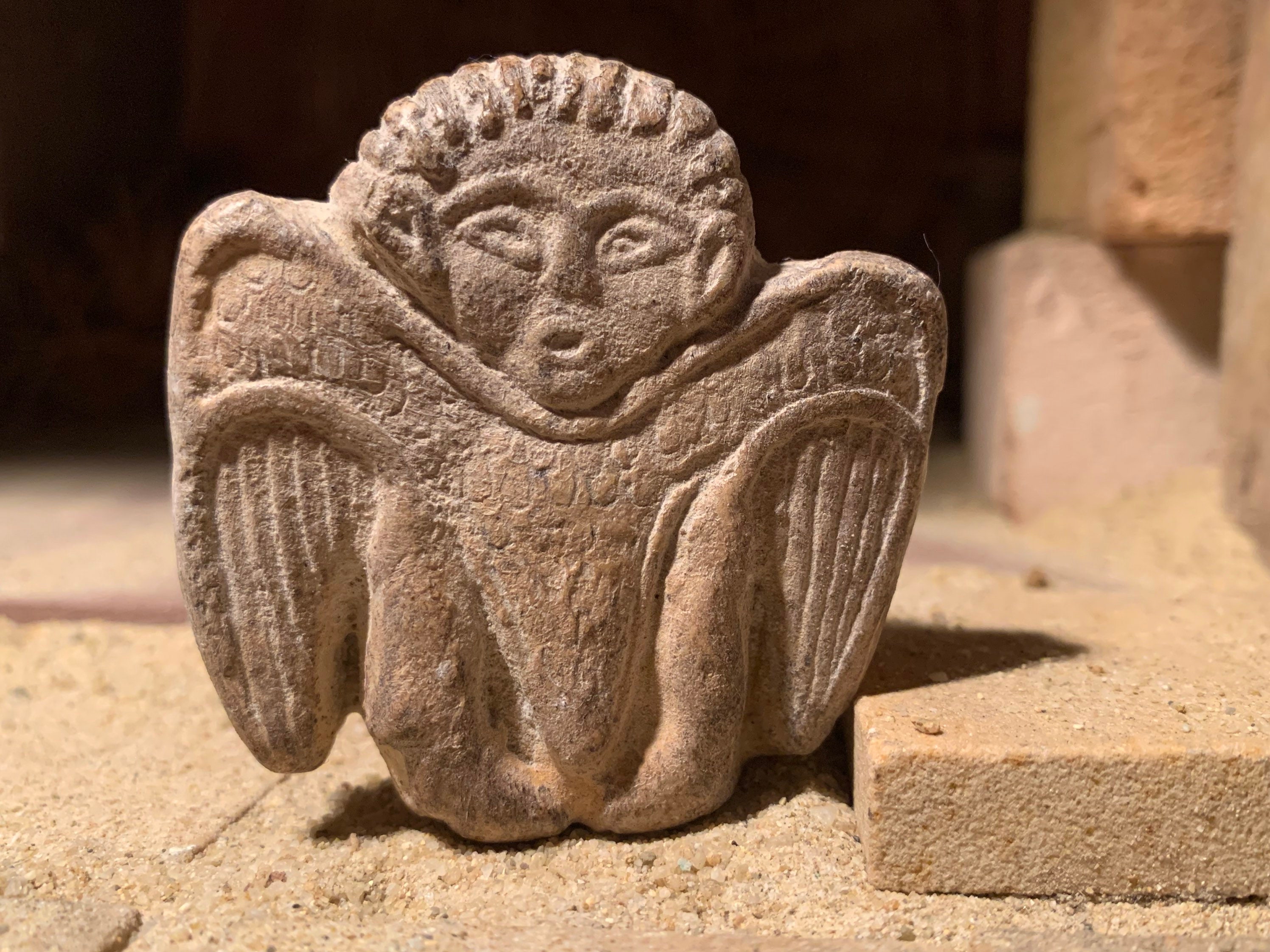 Harpy - Angel / Goddess of death amulet ( Crete / Knossos ) Artemis & Harpy