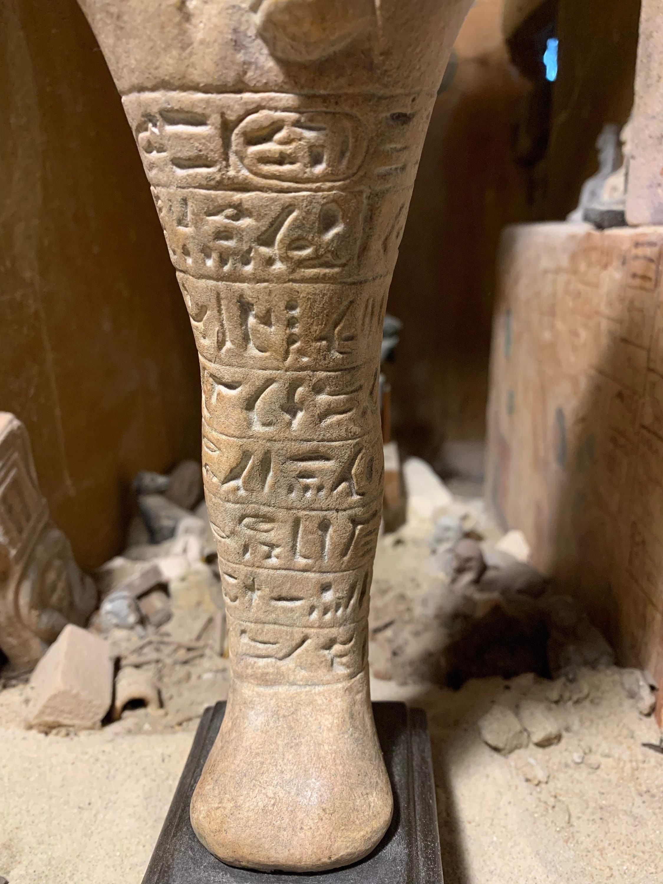 Egyptian statue ushabti figure of King Aspelta Nubian / Kushite ...