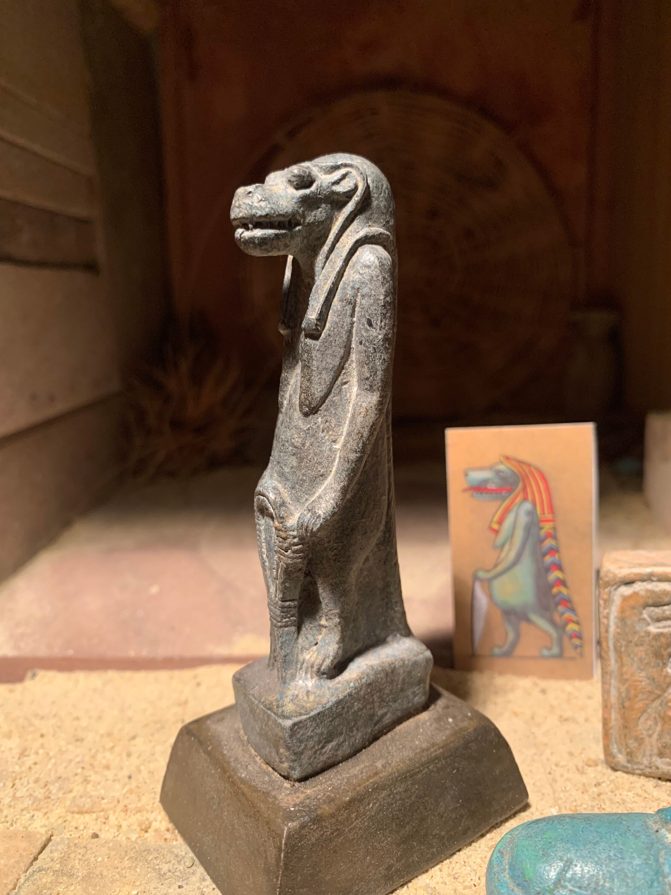 Egyptian statue Taweret - Hippopotamus.Protector Goddess of childbirth ...