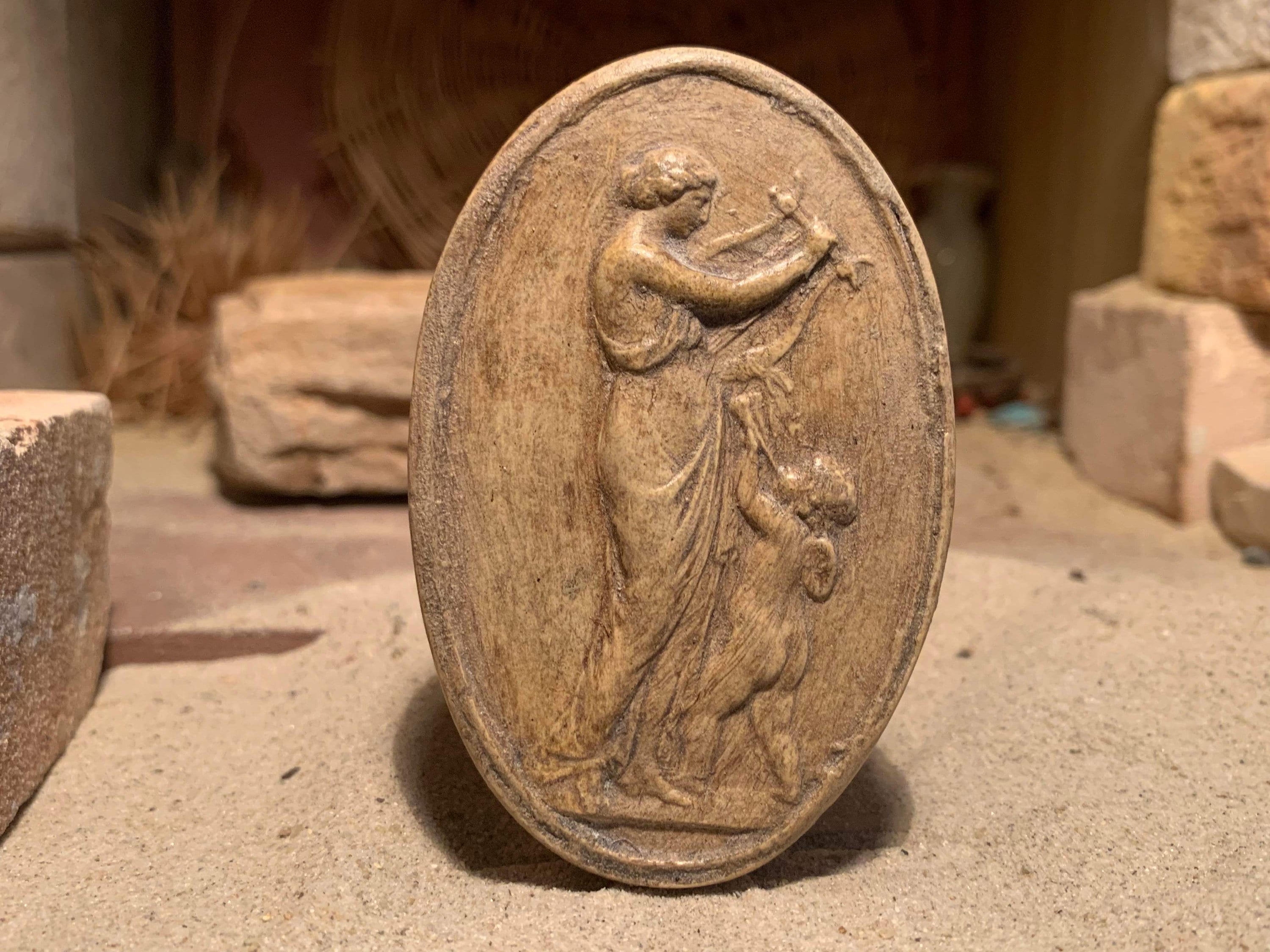 Artemis / Diana with Eros / Cupid - Greek / Roman cameo - Musical interlude