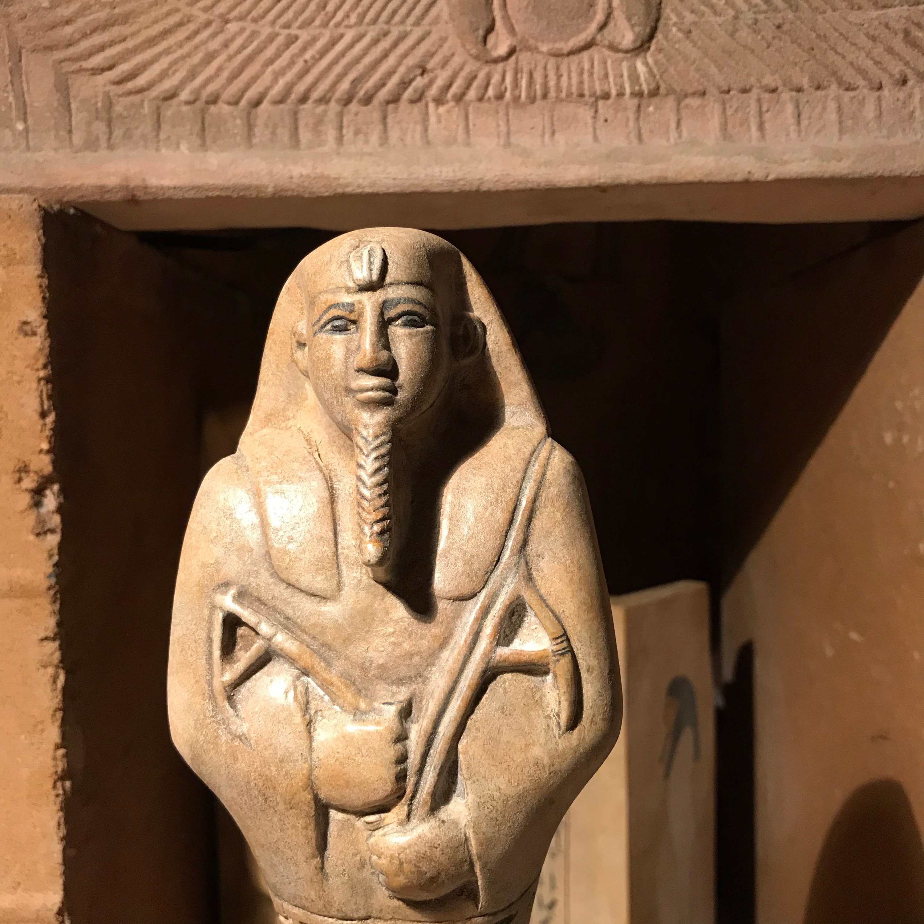 Egyptian statue ushabti figure of King Aspelta Nubian / Kushite ...