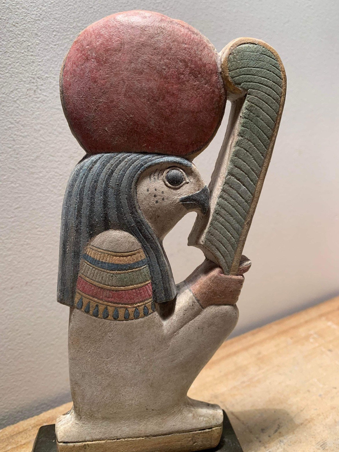 Egyptian relief sculpture replica of Ra - Horakhty.