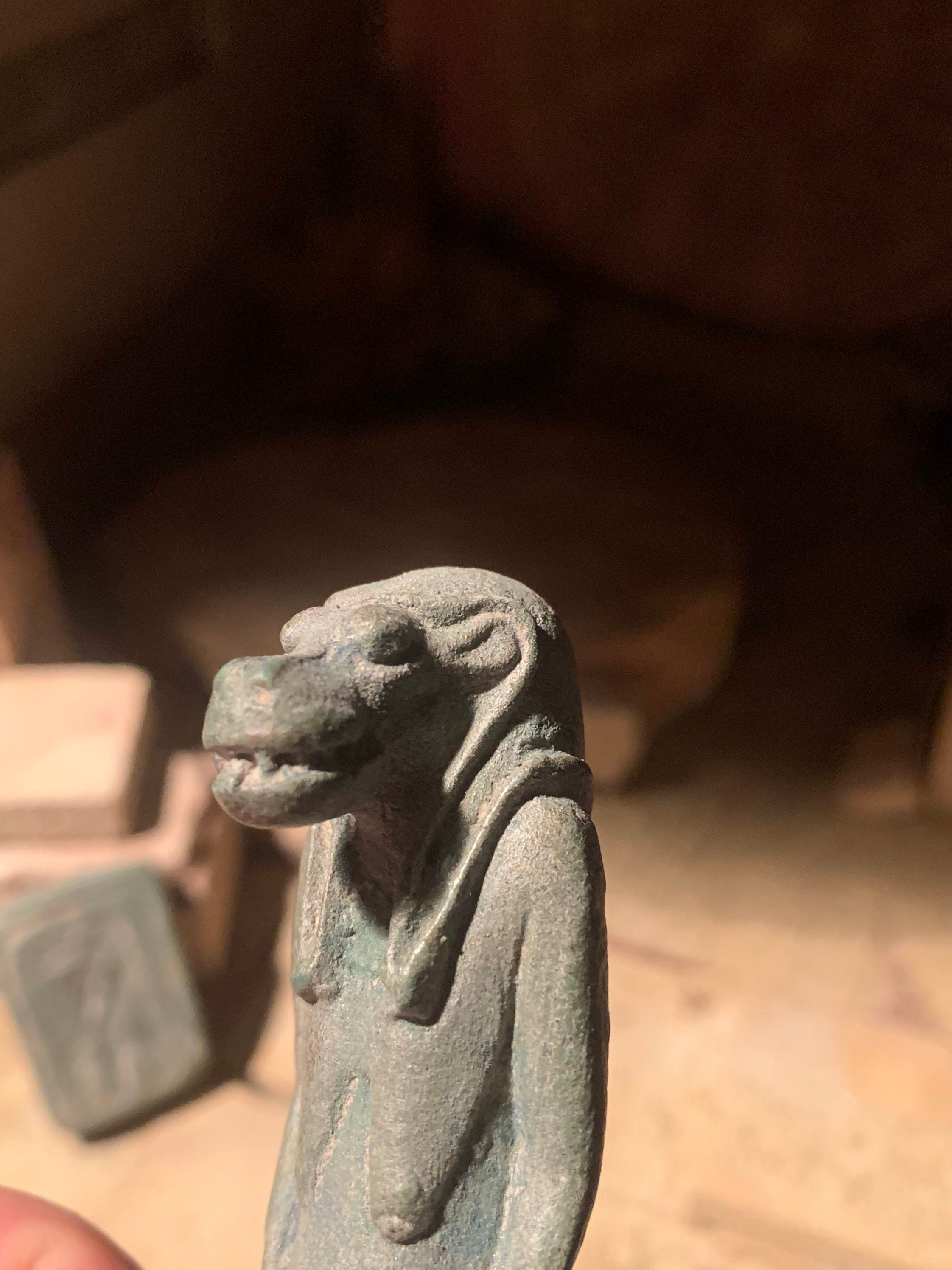 Egyptian statue Taweret - Hippopotamus.Protector Goddess of childbirth ...