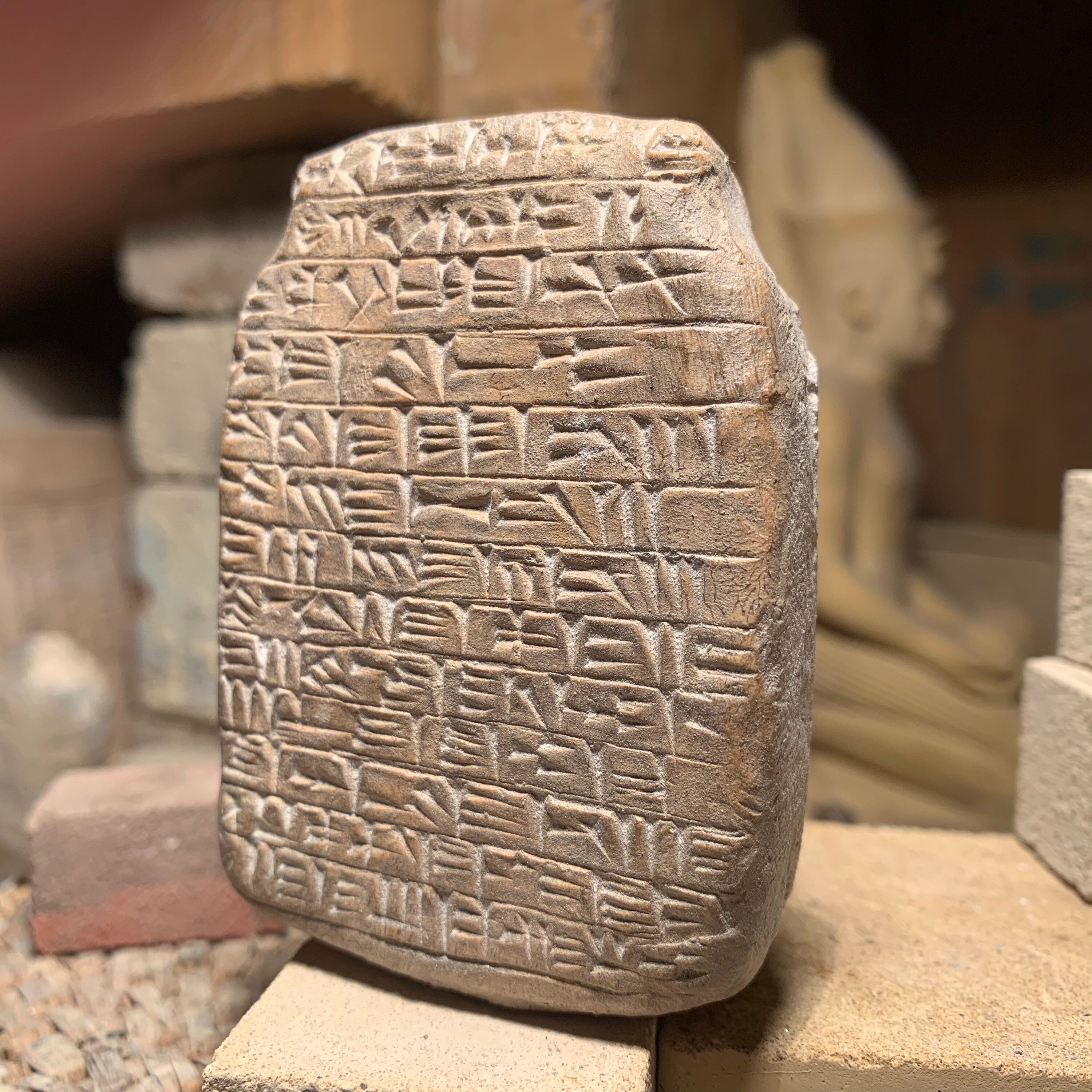 Erra amulet - Protection from plague cuneiform writing