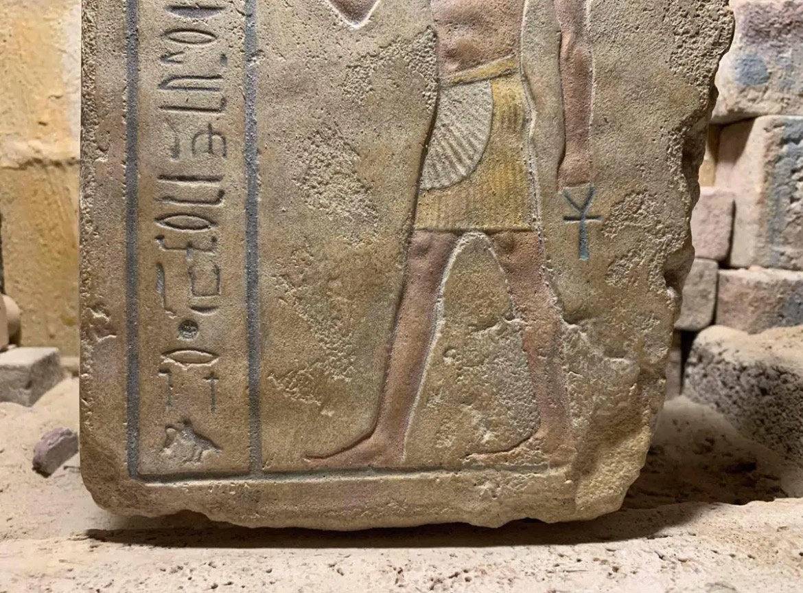 Egyptian sculpture - Anubis relief carving. Mythology & Art of Ancient ...