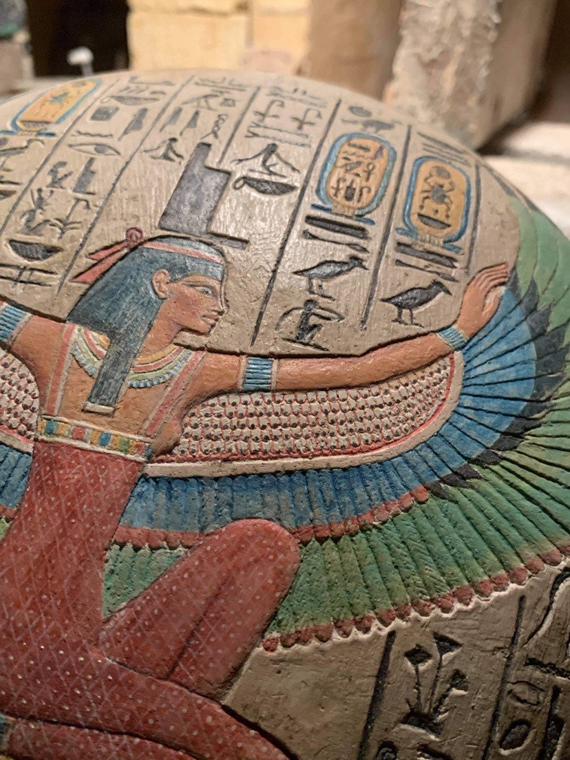 Isis - Egyptian art - Goddess of powerful magic & mothers. Wall feature ...