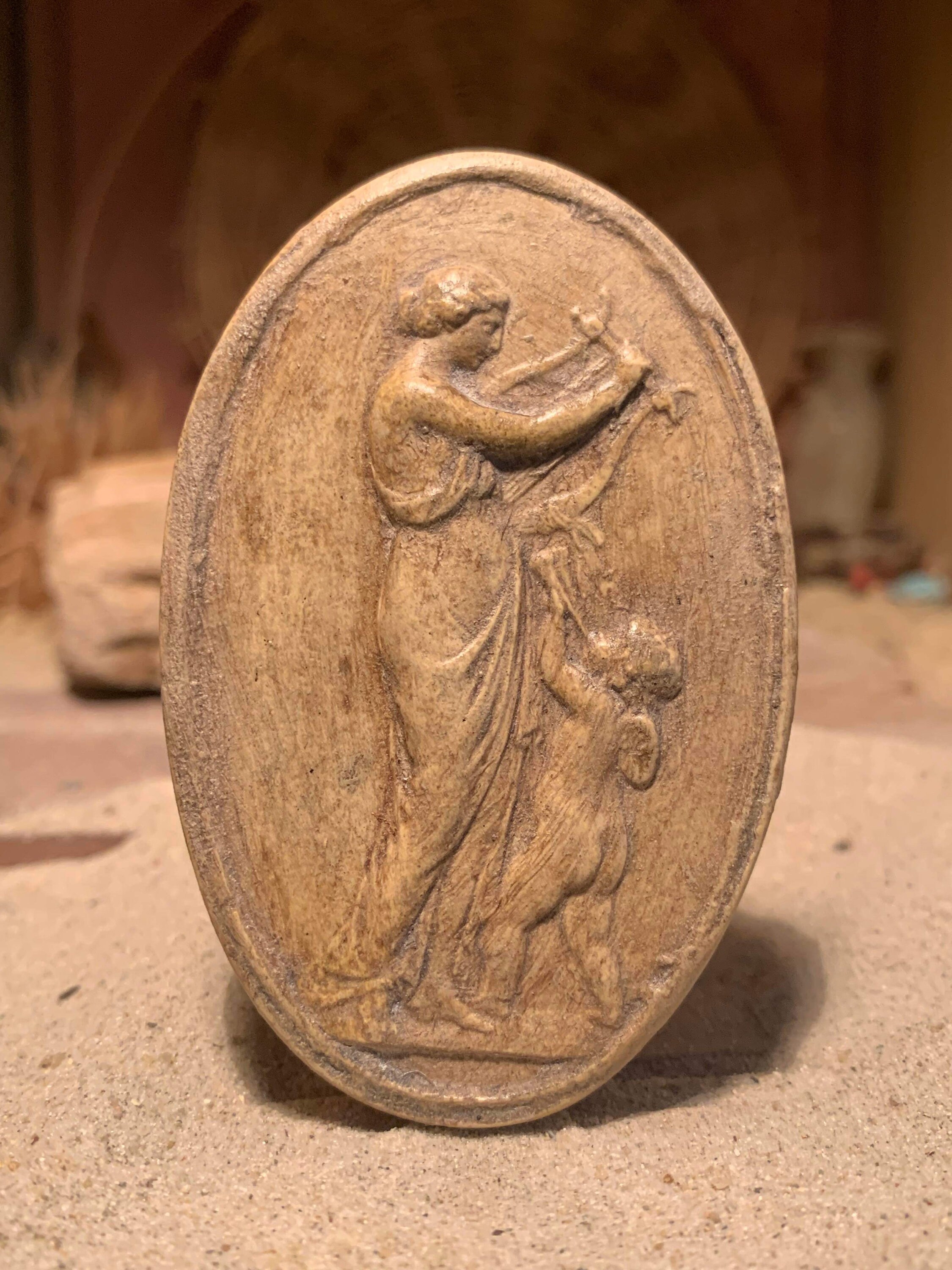 Artemis / Diana with Eros / Cupid - Greek / Roman cameo - Musical interlude