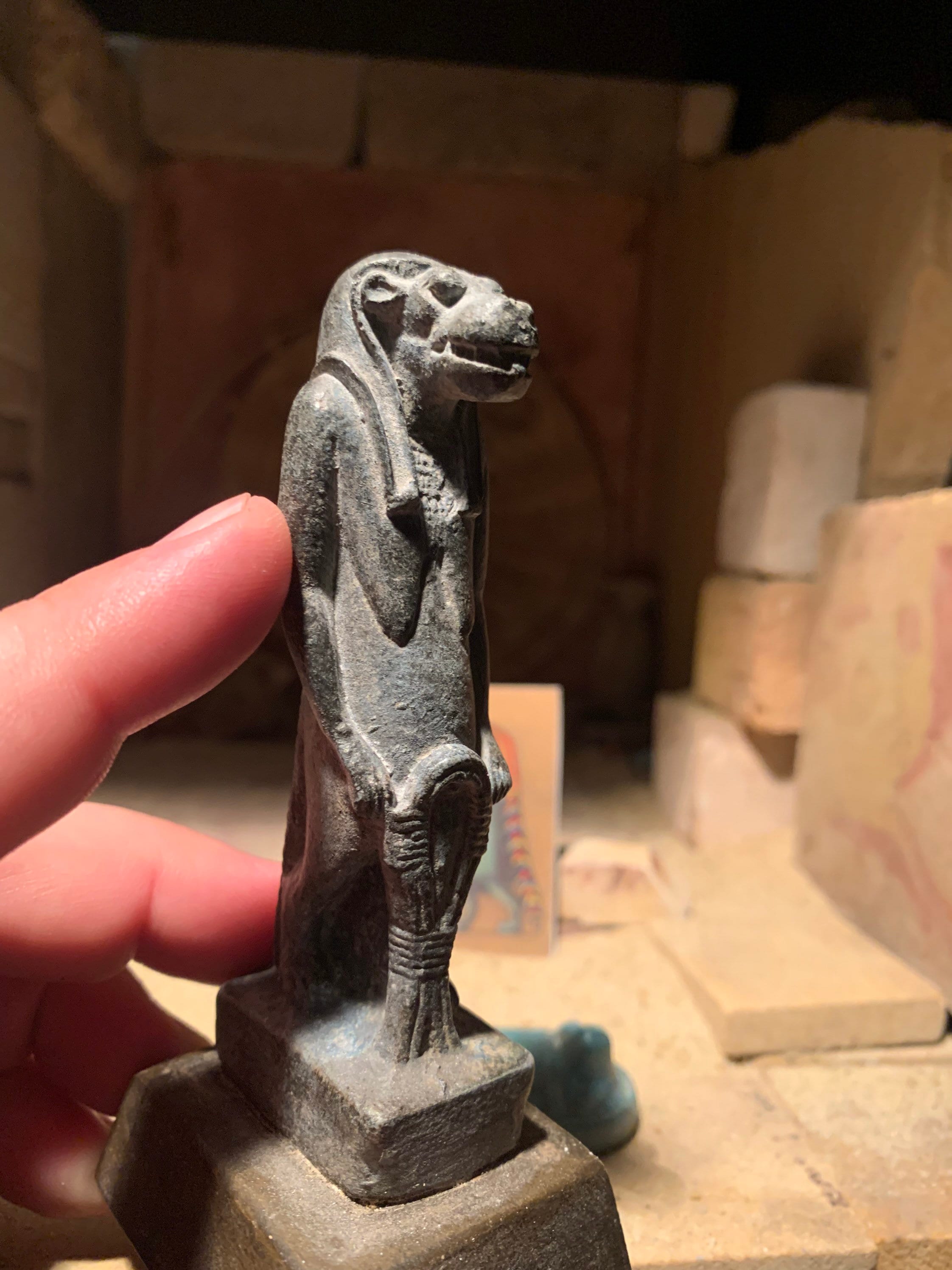 Egyptian statue Taweret - Hippopotamus.Protector Goddess of childbirth ...