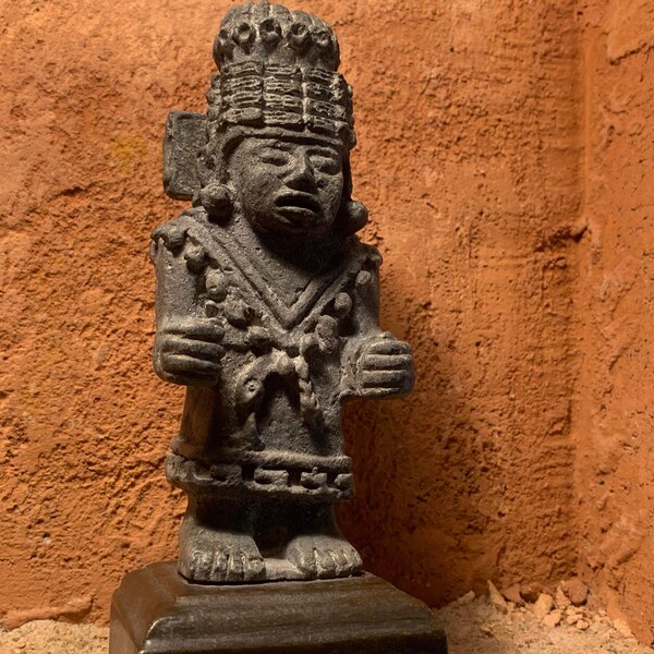 Mayan God Sculpture - Etsy