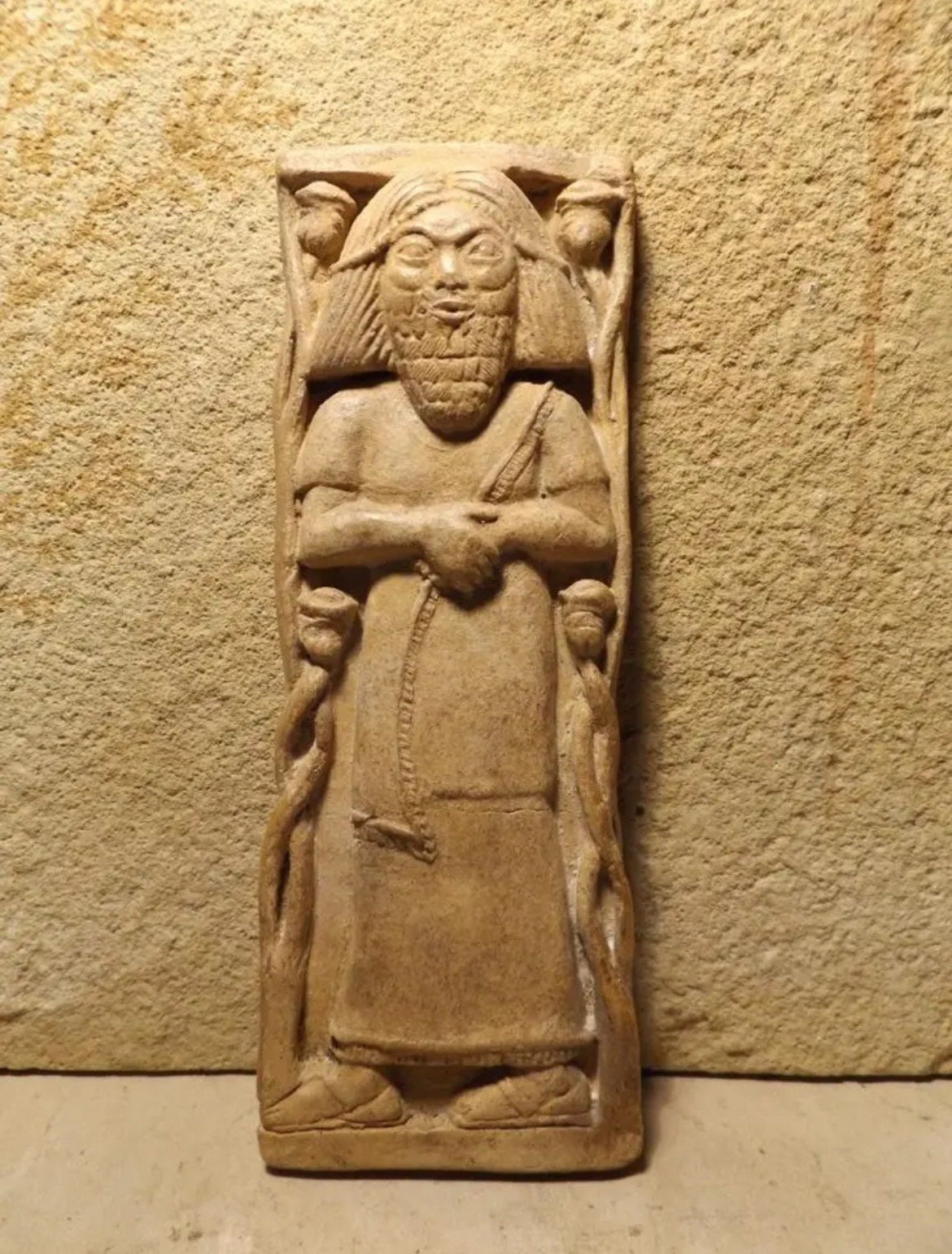 Biblical history fragment - King Hazael of Damascus. Arslan Tash relief ...