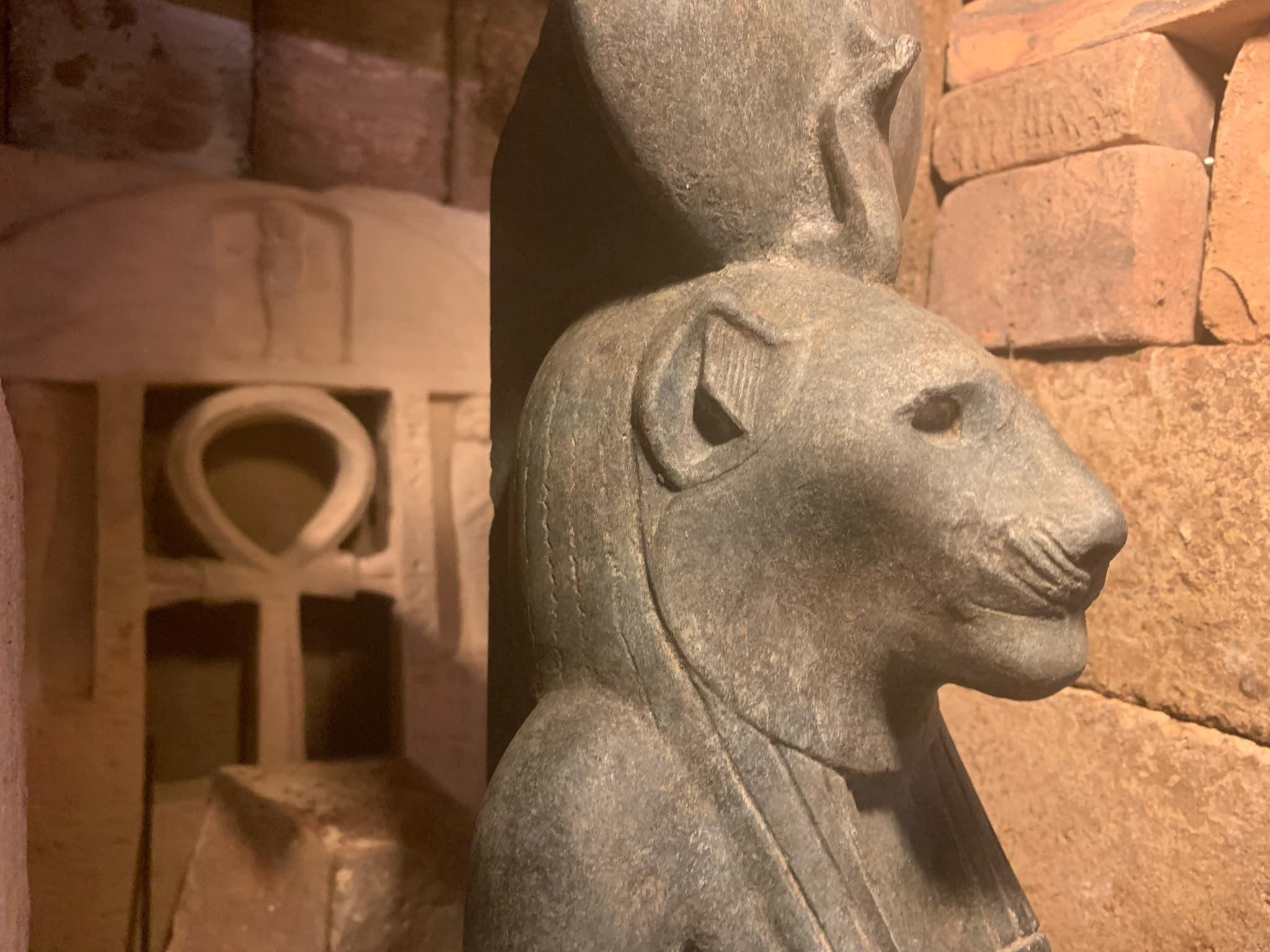 Egyptian Sekhmet statue / sculpture fragment replica - Goddess of power ...