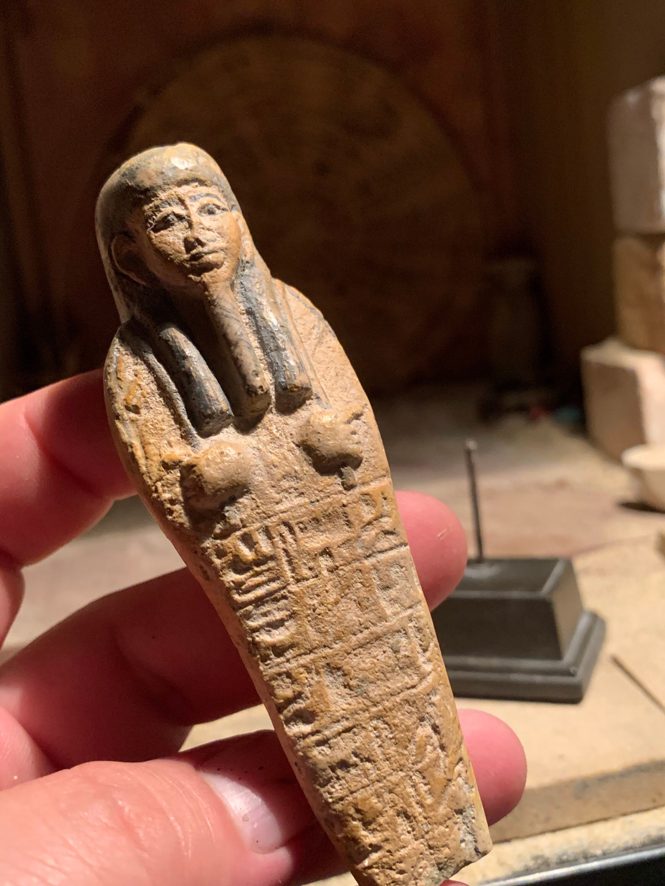 Egyptian Ushabti / mummy figure fragment replica