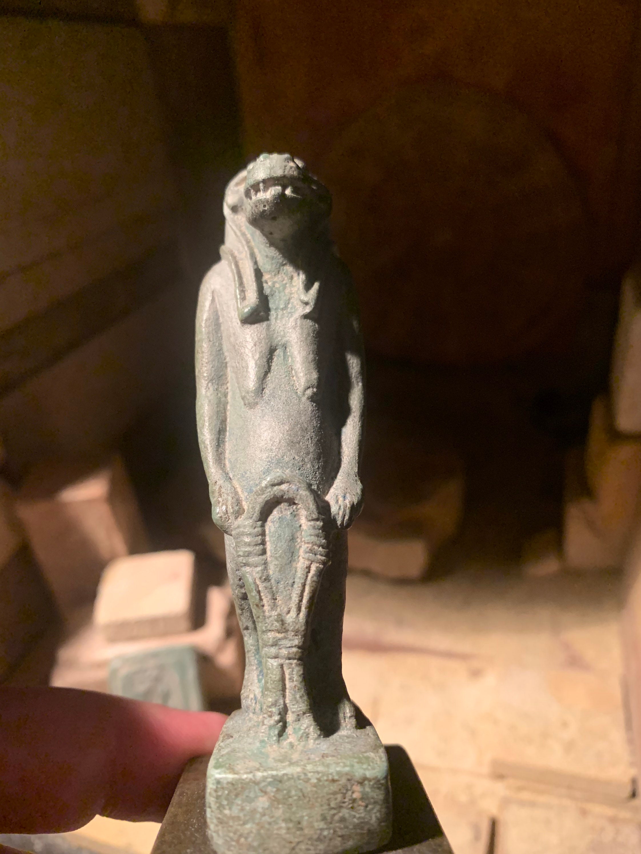 Egyptian statue Taweret - Hippopotamus.Protector Goddess of childbirth ...