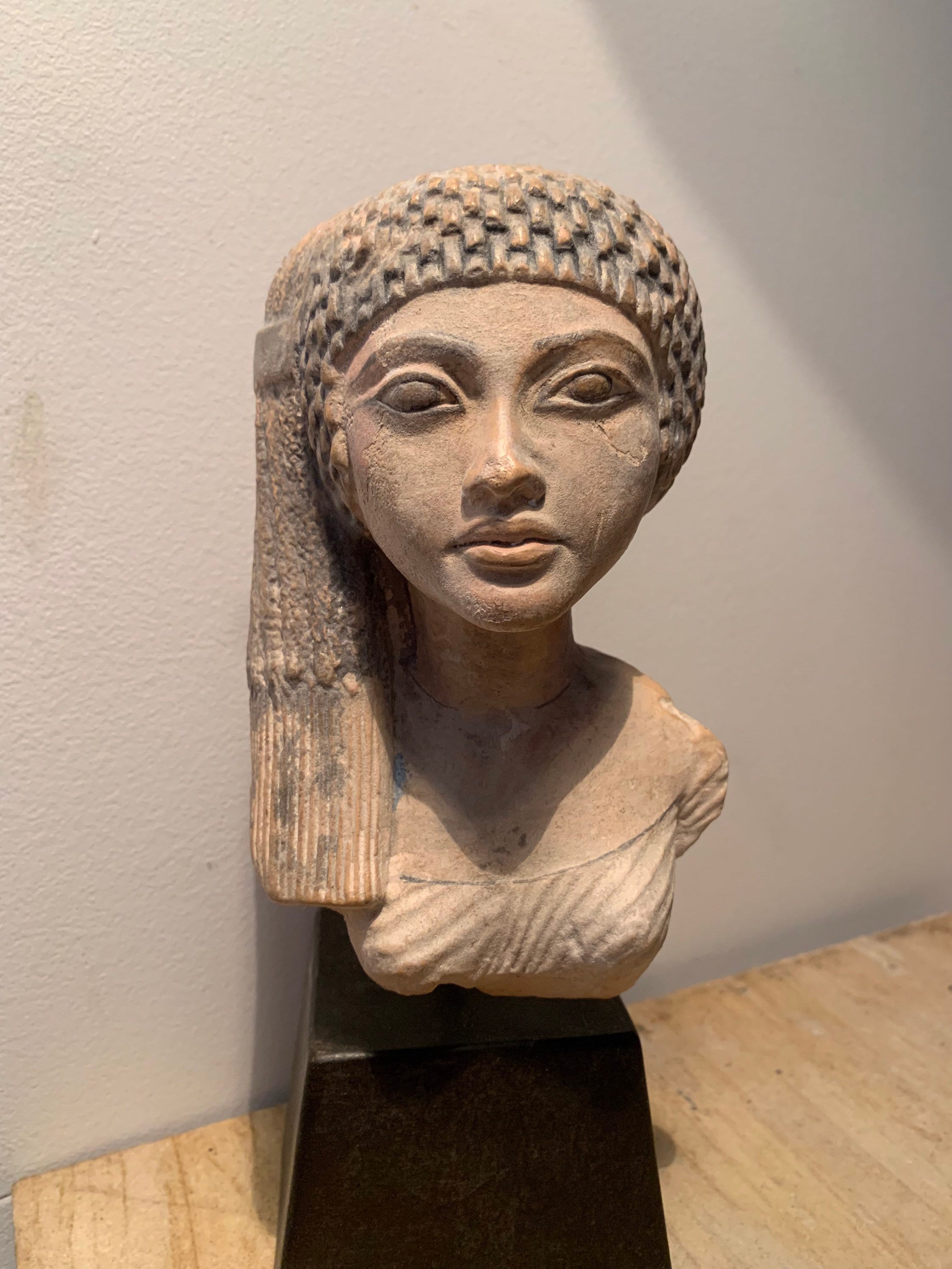 Ancient Egyptian statue Amarna princess. Daughter of Nefertiti