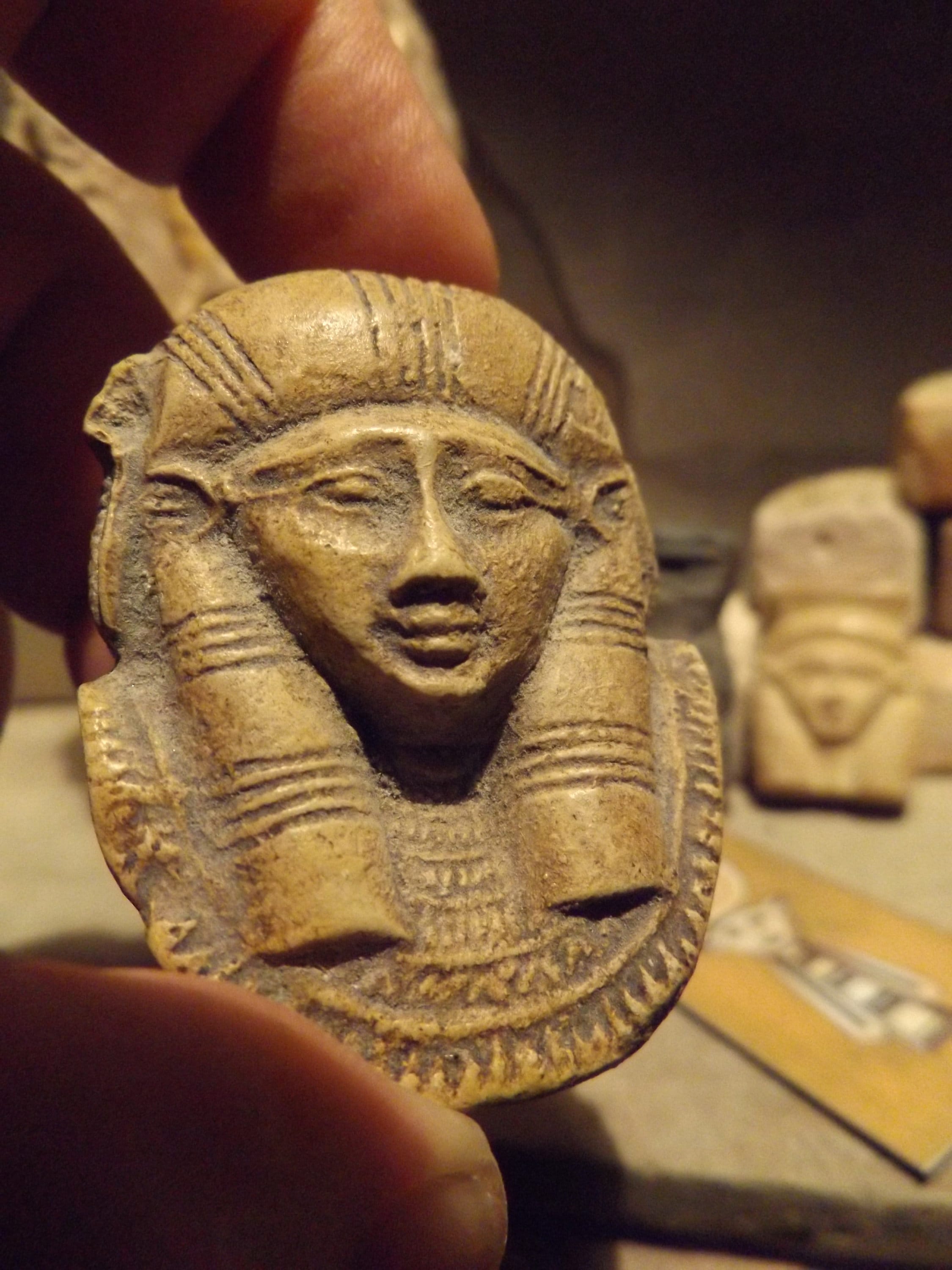 Egyptian Goddess Of Love Hathor Collection Relief Sculpture And Amulets Het Hur