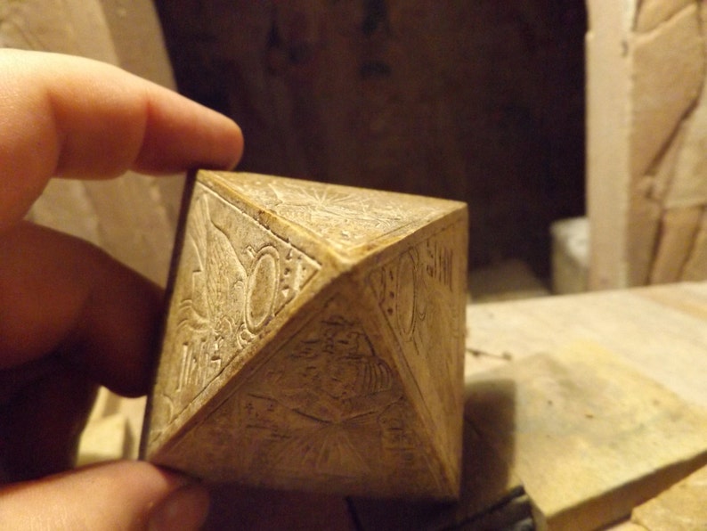 Egyptian Statue Pyramid / Pyramidion Featuring the Sun God Ra - Etsy