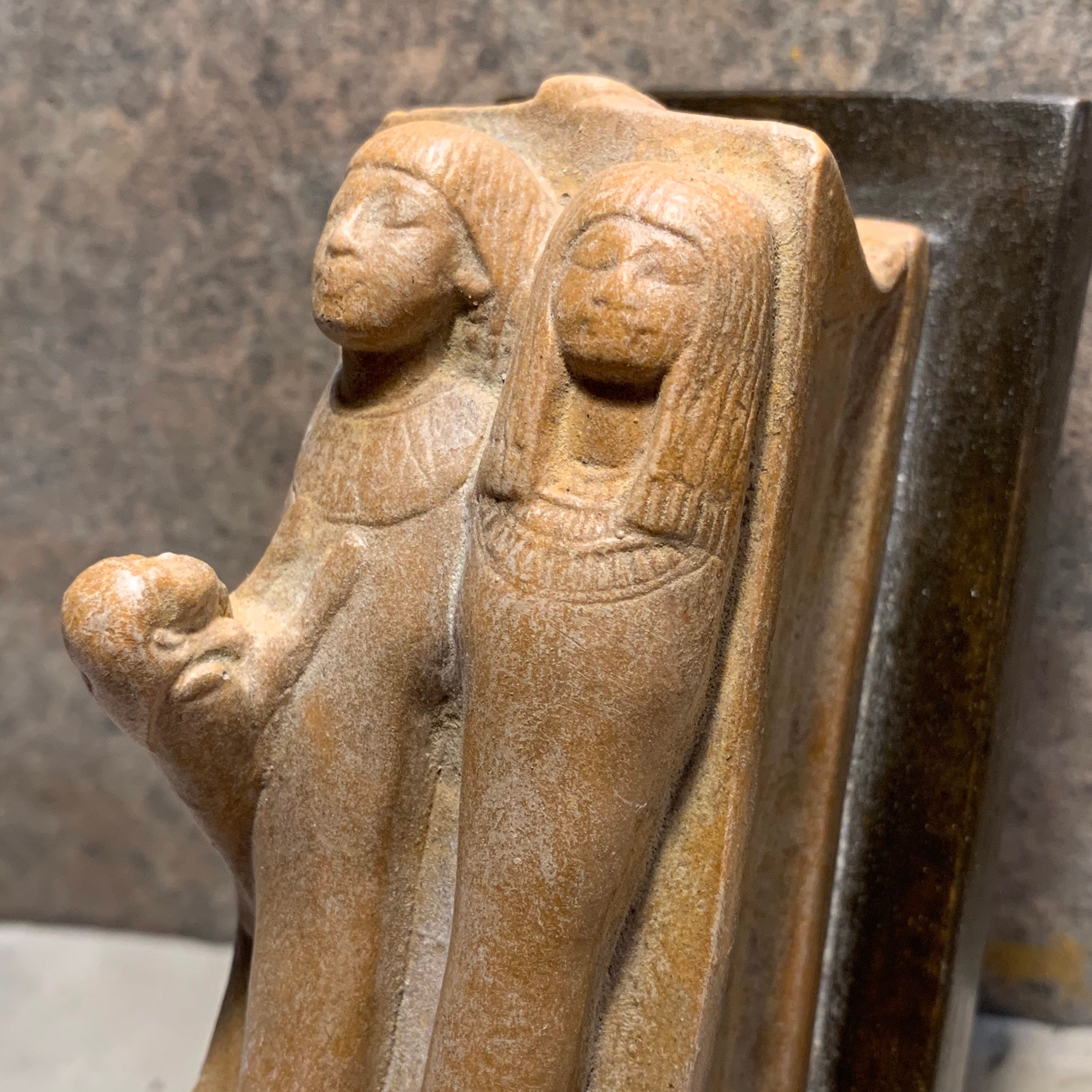 Egyptian Ushabti statue replica. - Double shabti of married couple ...