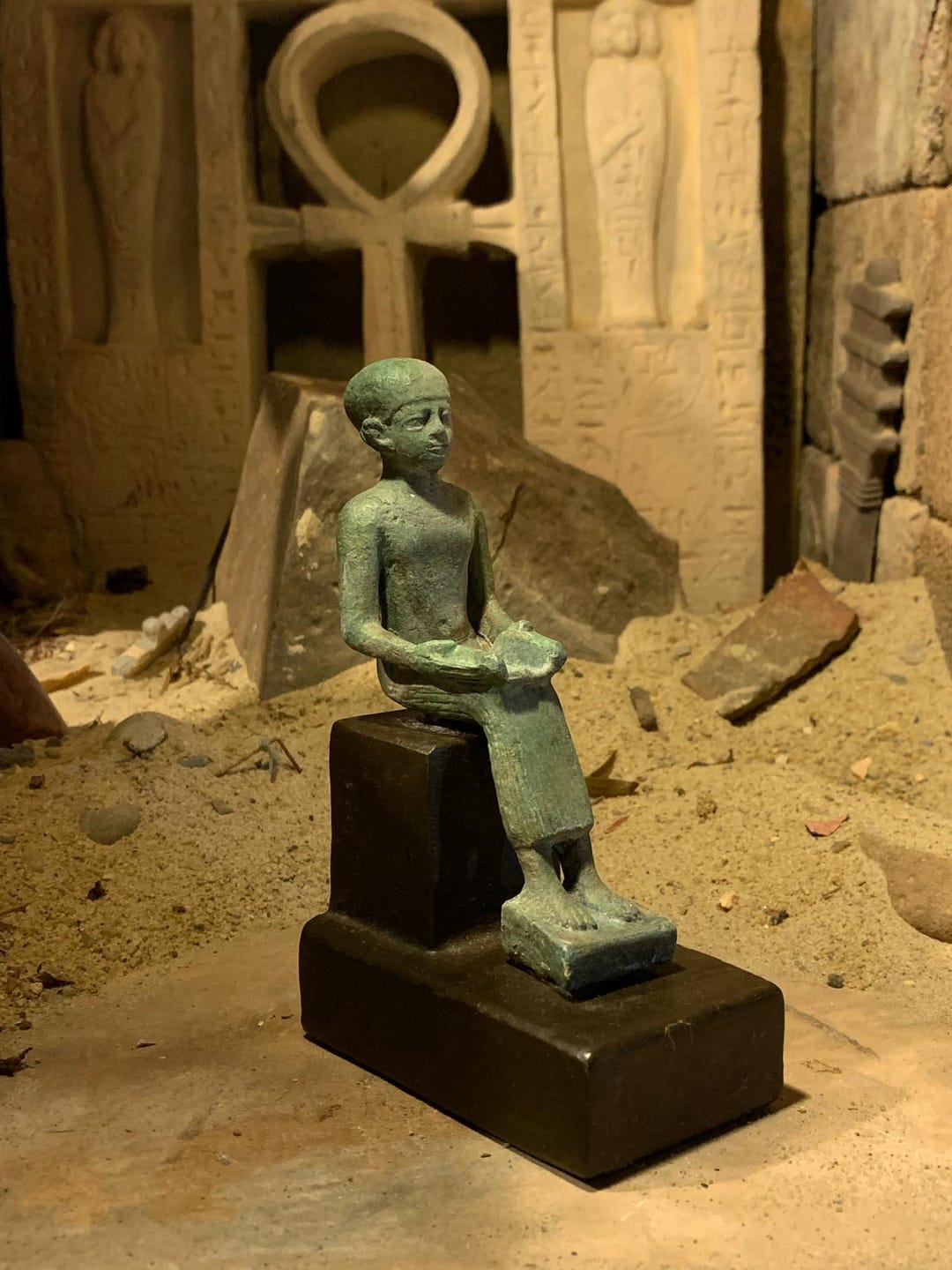 Egyptian Statue / Sculpture / Art Imhotep Architect, Physician ...