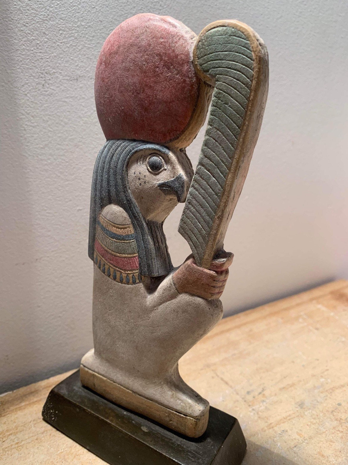 Egyptian relief sculpture replica of Ra - Horakhty.