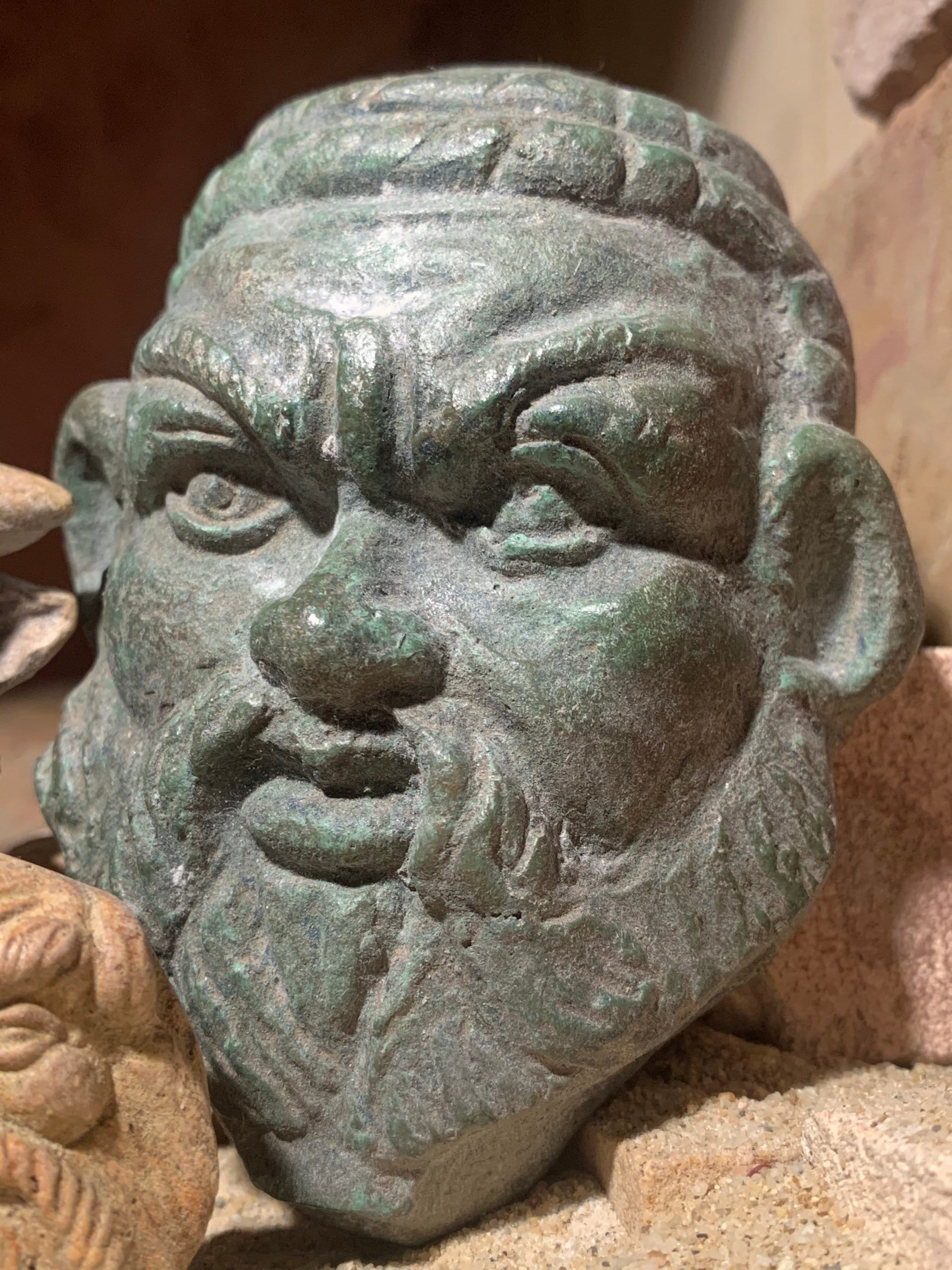 Satyr trio Achelous - Etruscan / Greek / Sculpture Statue set - Museum ...